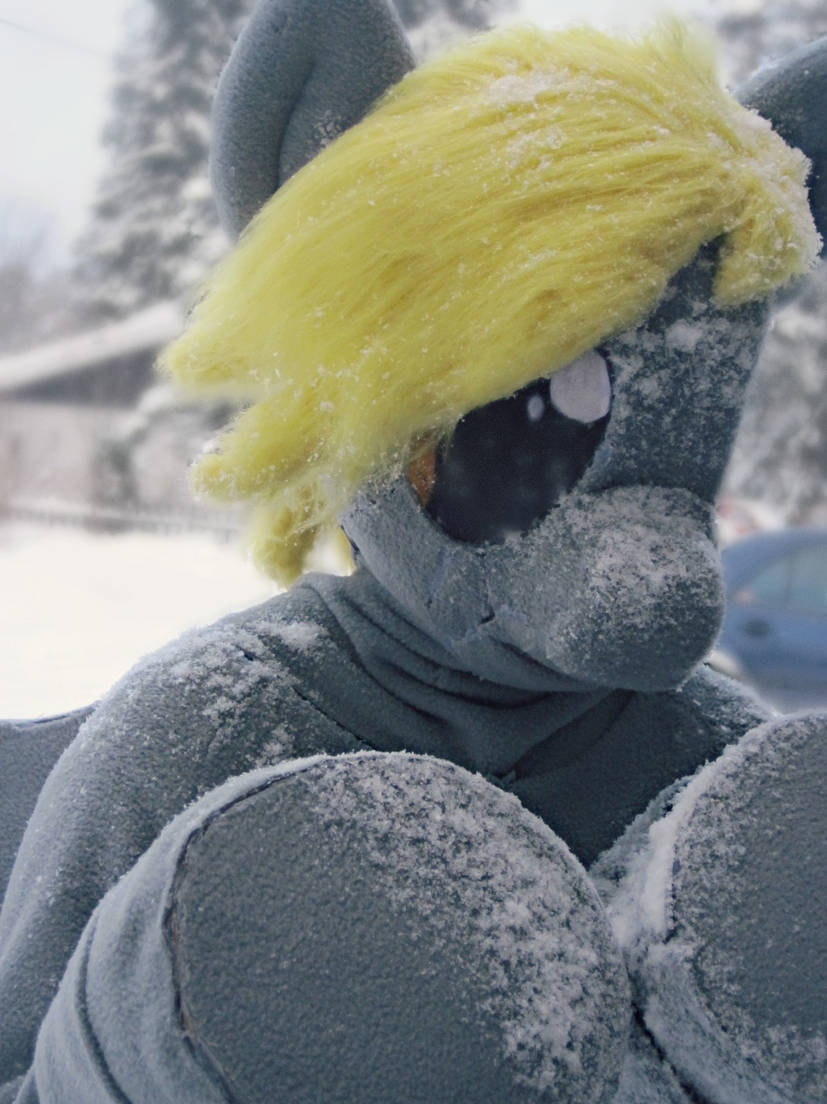 #3566857 - safe, artist:tinderboxer, derpy hooves, g4, fursuit, irl ...