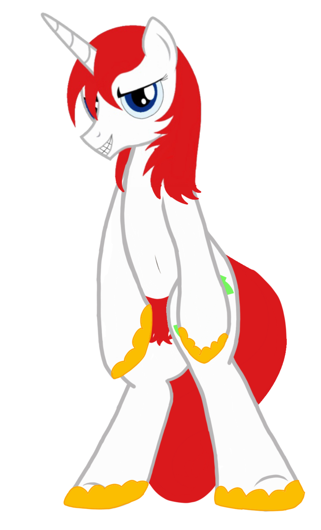 #3567314 - suggestive, artist:kingofmlp, oc, oc only, oc:lmoney, pony, unicorn, g4, big grin ...