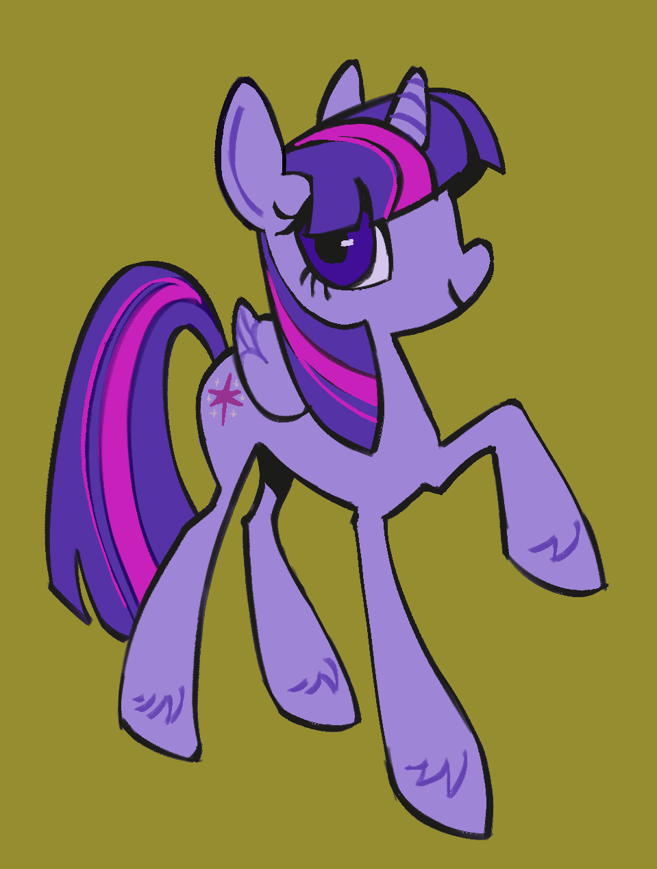 #3567349 - safe, artist:choochiekrab, twilight sparkle, alicorn, pony ...