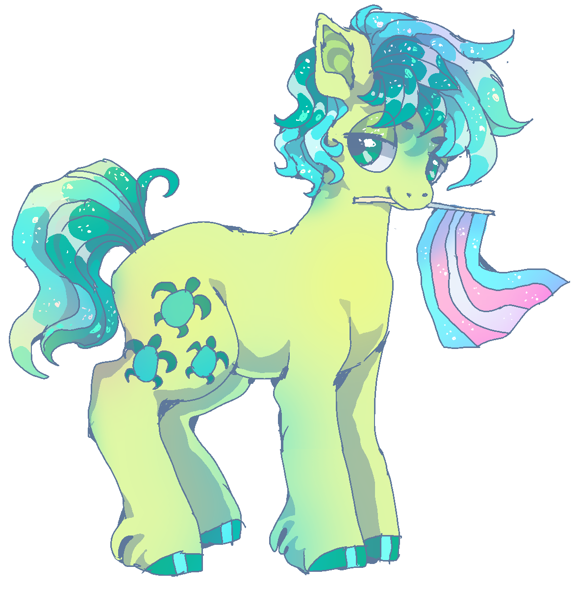 #3567354 - safe, artist:suippumato, sandbar, earth pony, pony, g4 ...