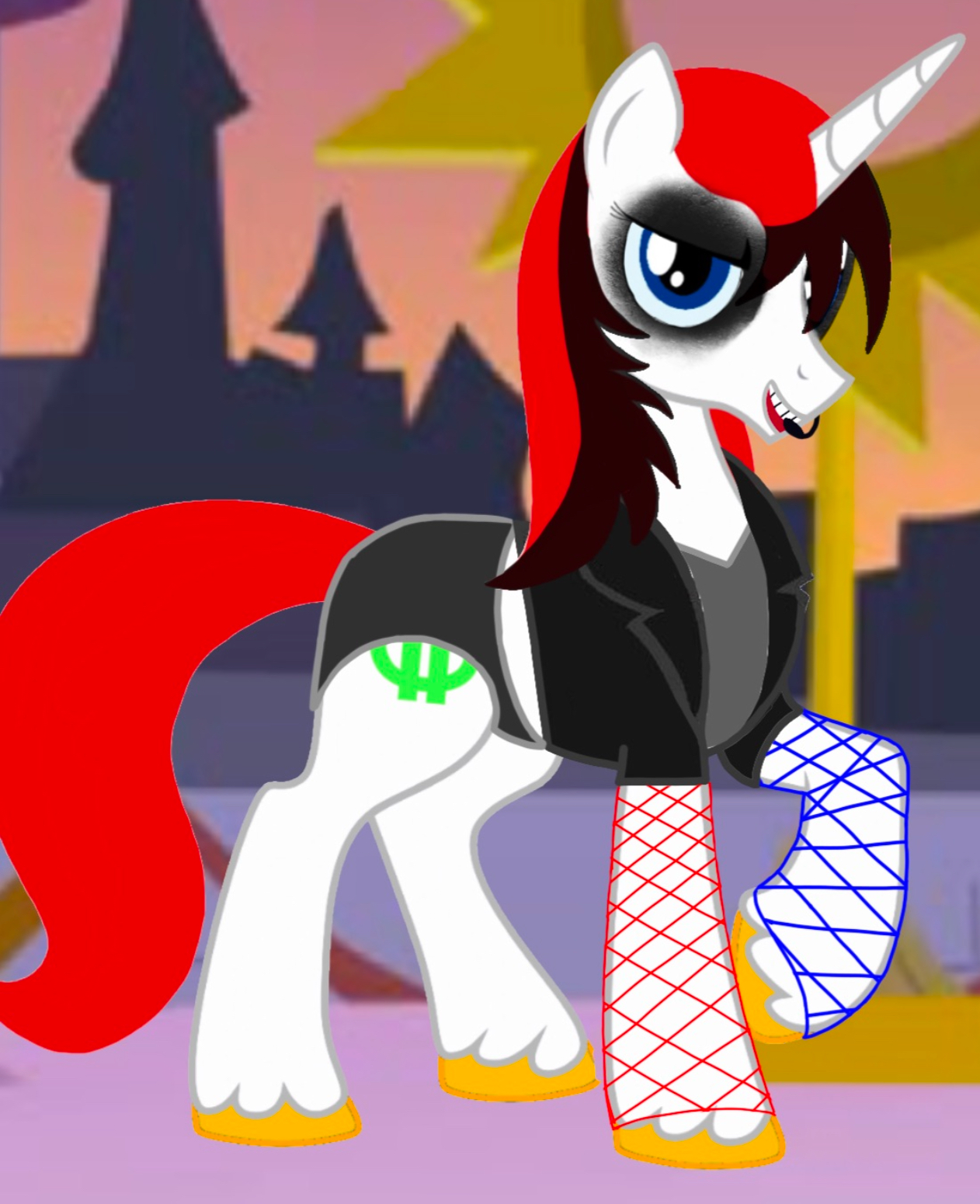 #3567407 - safe, artist:kingofmlp, on stage, oc, oc only, oc:lmoney, pony, unicorn, series:my ...