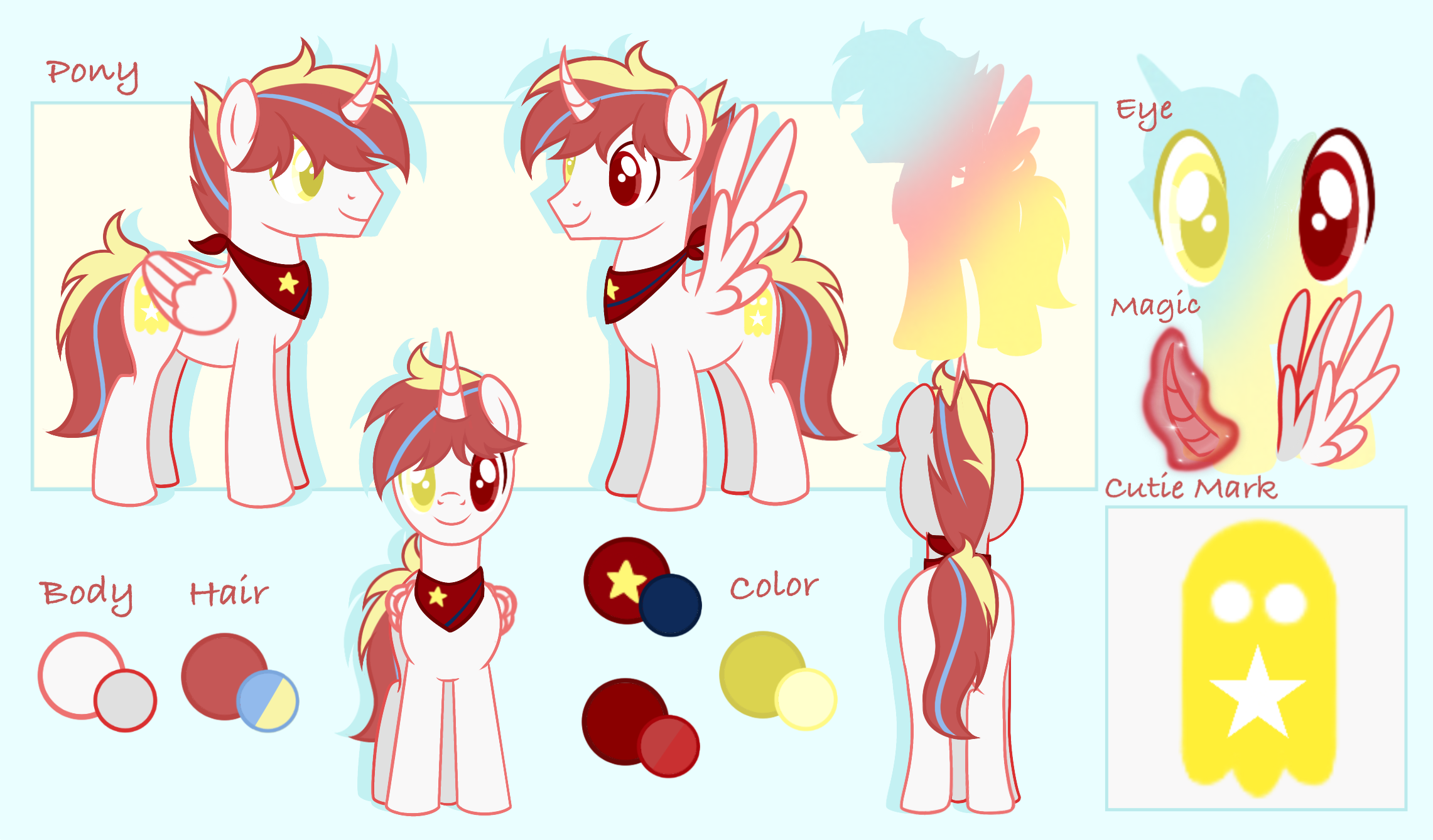 #3567628 - safe, artist:yetta纹小纹, oc, oc:ghost null, alicorn, pony, male, reference sheet ...