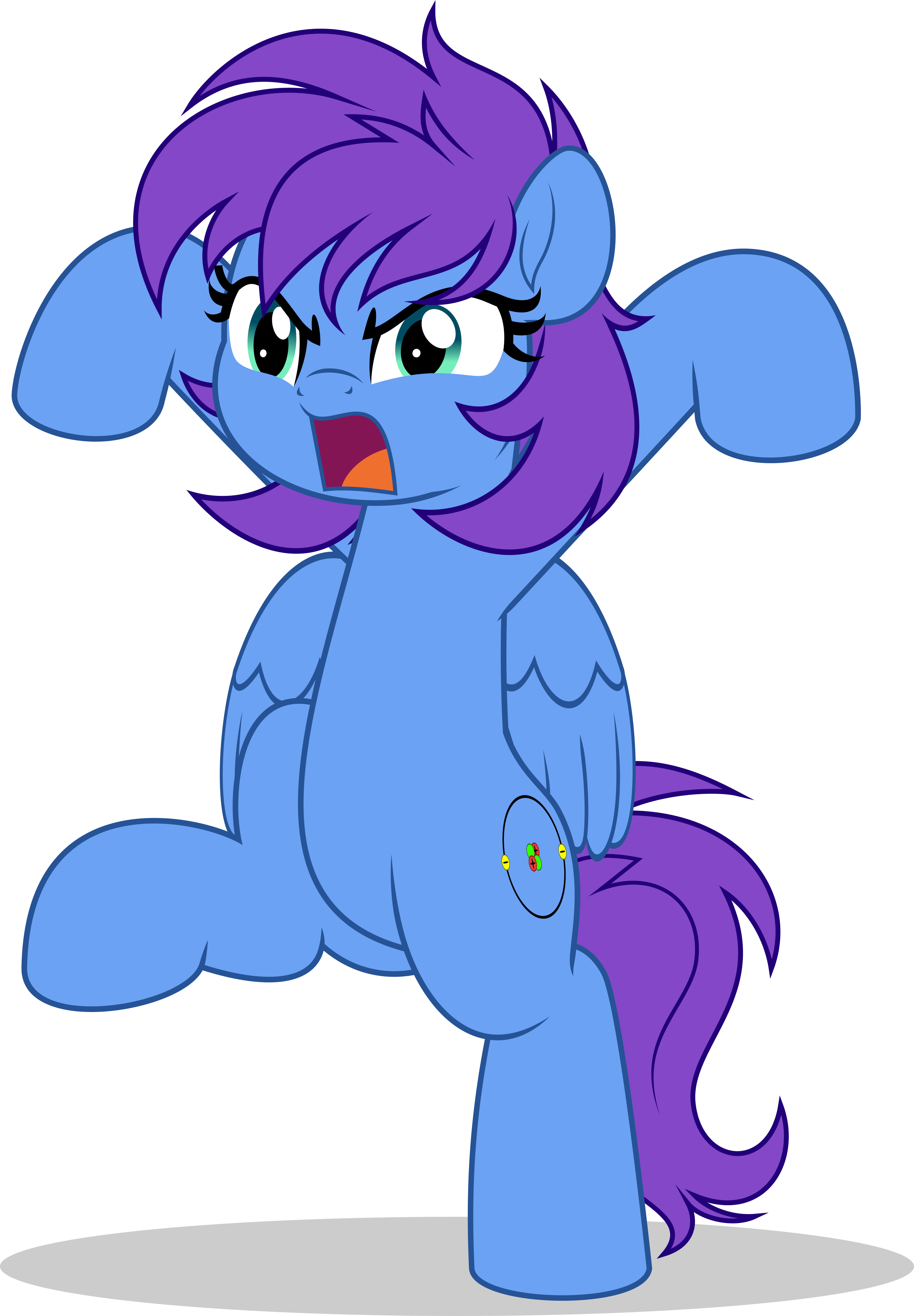 #3568203 - safe, artist:jhayarr23, oc, oc only, oc:nova twinkle, pegasus, pony, bipedal, cute ...