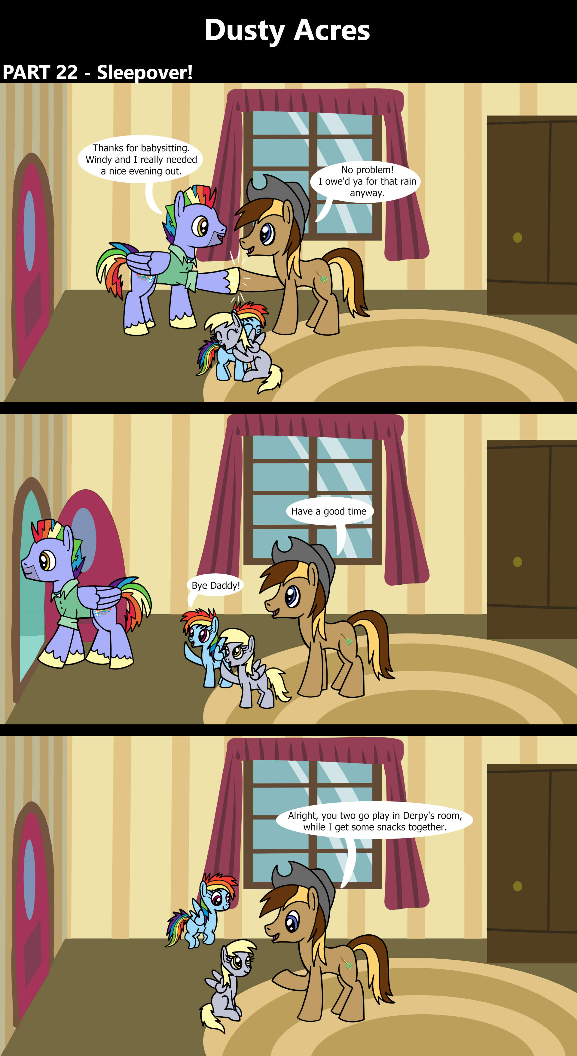 #3569100 - safe, artist:platinumdrop, bow hothoof, derpy hooves ...