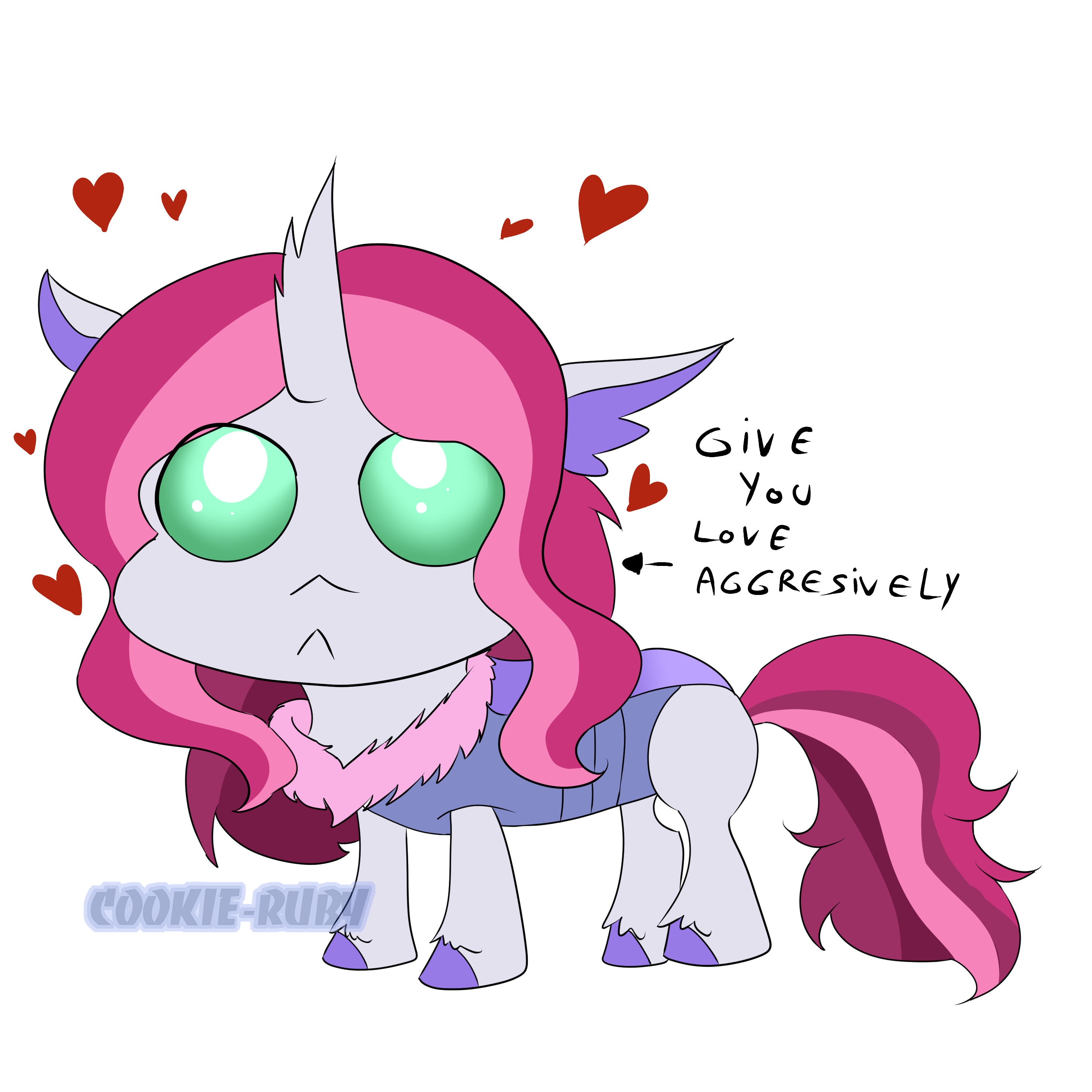 #3558418 - safe, artist:cookie-ruby, oc, oc only, oc:flora, changedling, changeling, changedling ...