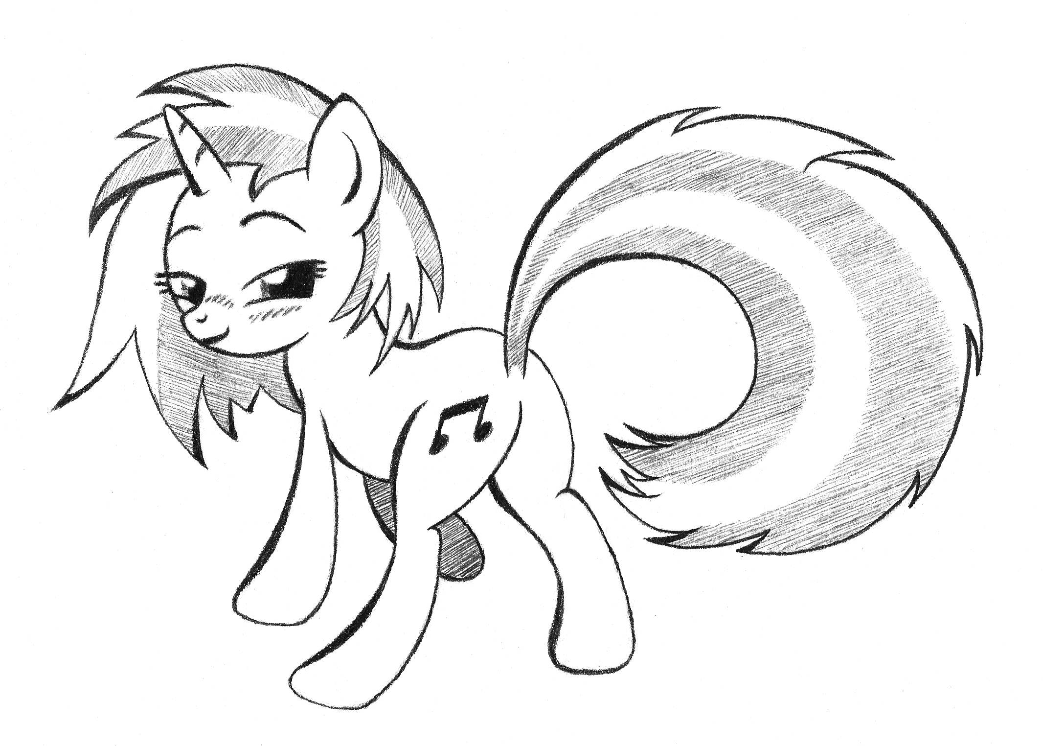 #3558435 - safe, artist:eytosh, dj pon-3, vinyl scratch, pony, g4, butt ...