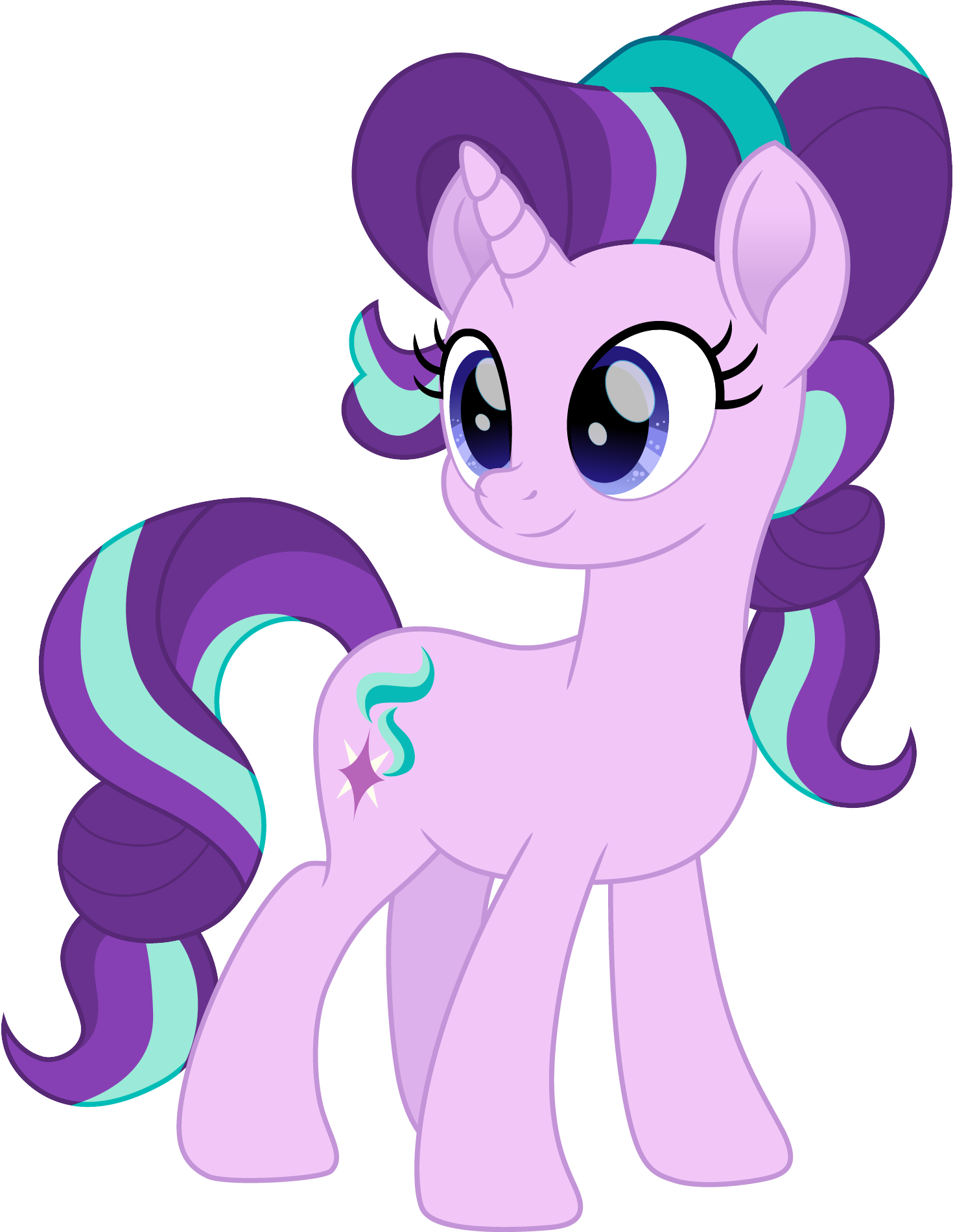 #3570015 - safe, artist:cloudy glow, starlight glimmer, pony, unicorn, g4, alternate hairstyle ...