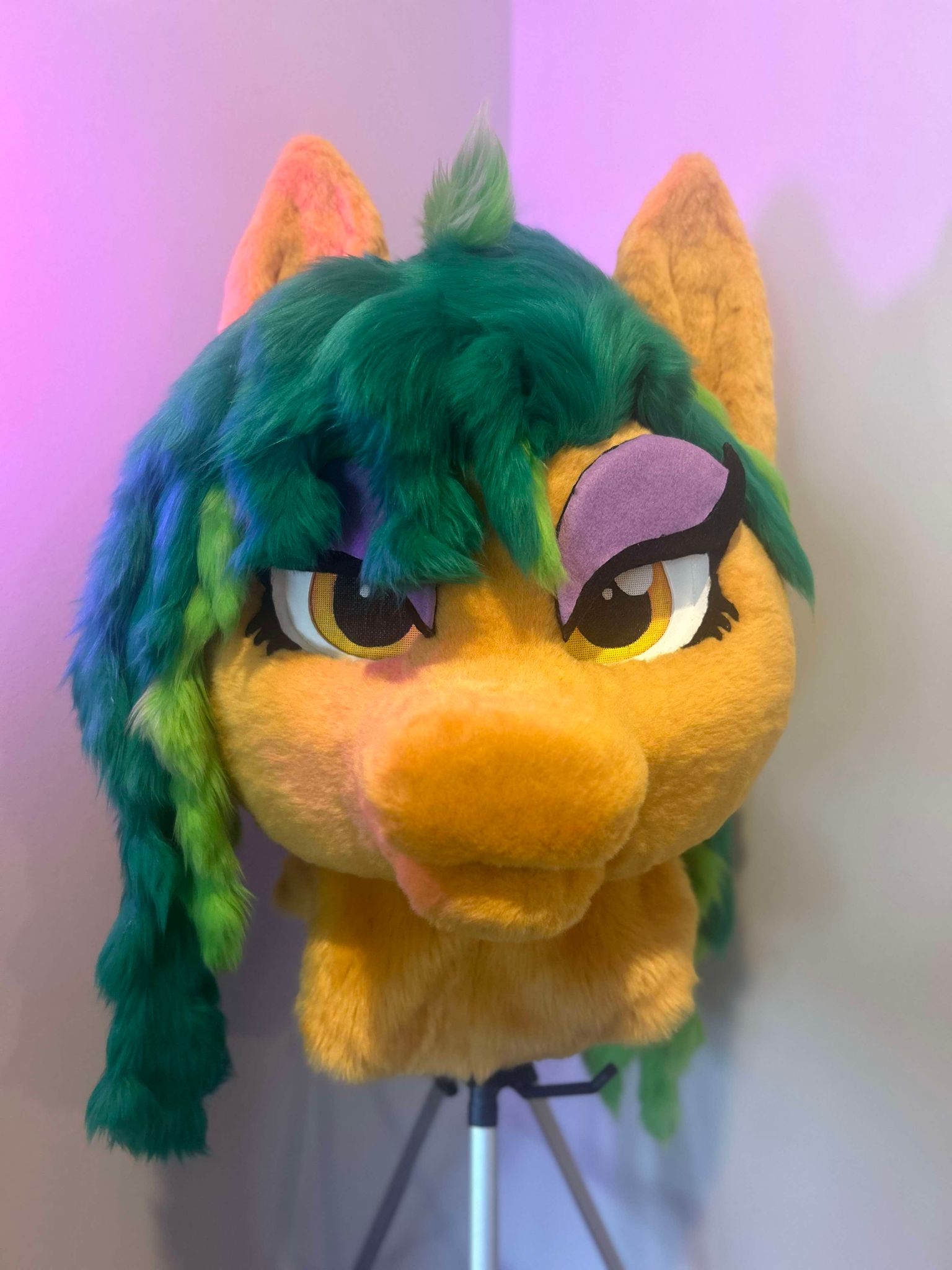 #3570308 - safe, artist:buzzedfur, oc, oc only, oc:coral leaf, fursuit ...