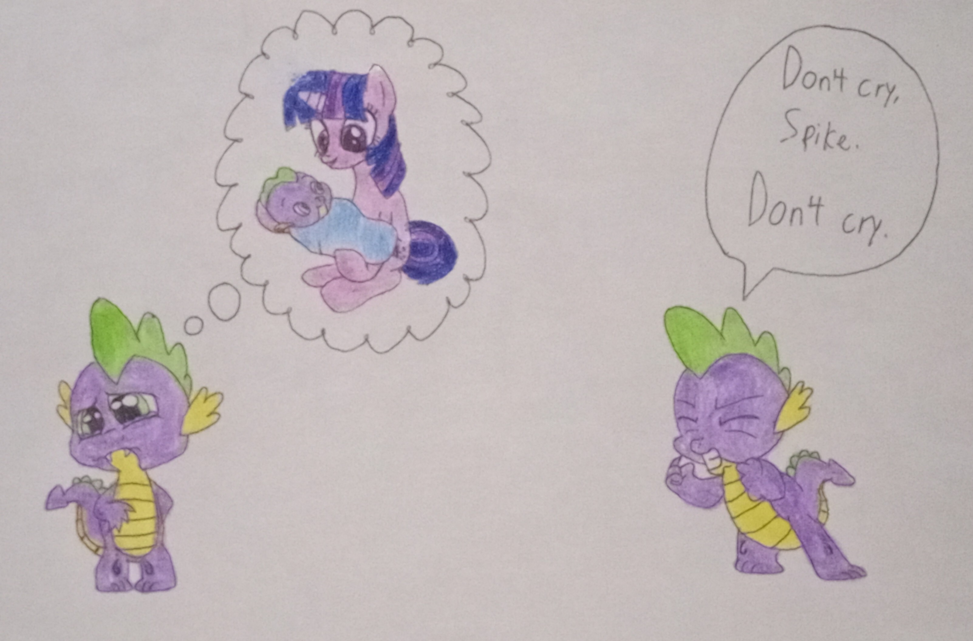 #3570314 - safe, anonymous artist, derpibooru exclusive, spike, dragon ...