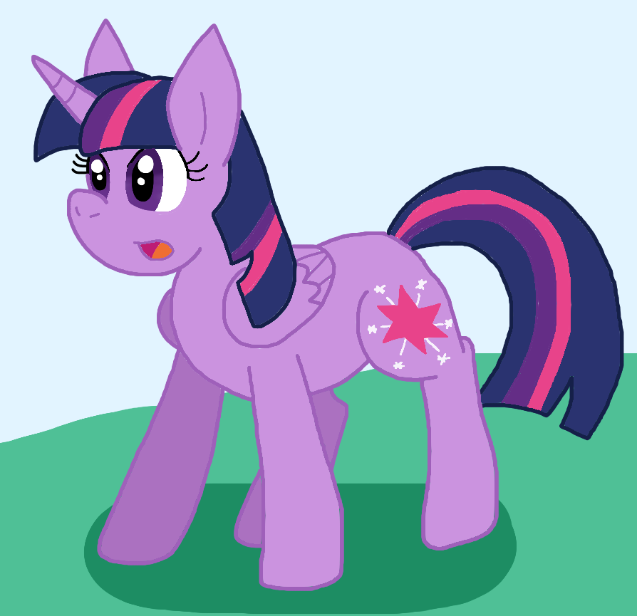 #3570604 - safe, artist:cmara, twilight sparkle, alicorn, g4, female, solo, twilight sparkle ...