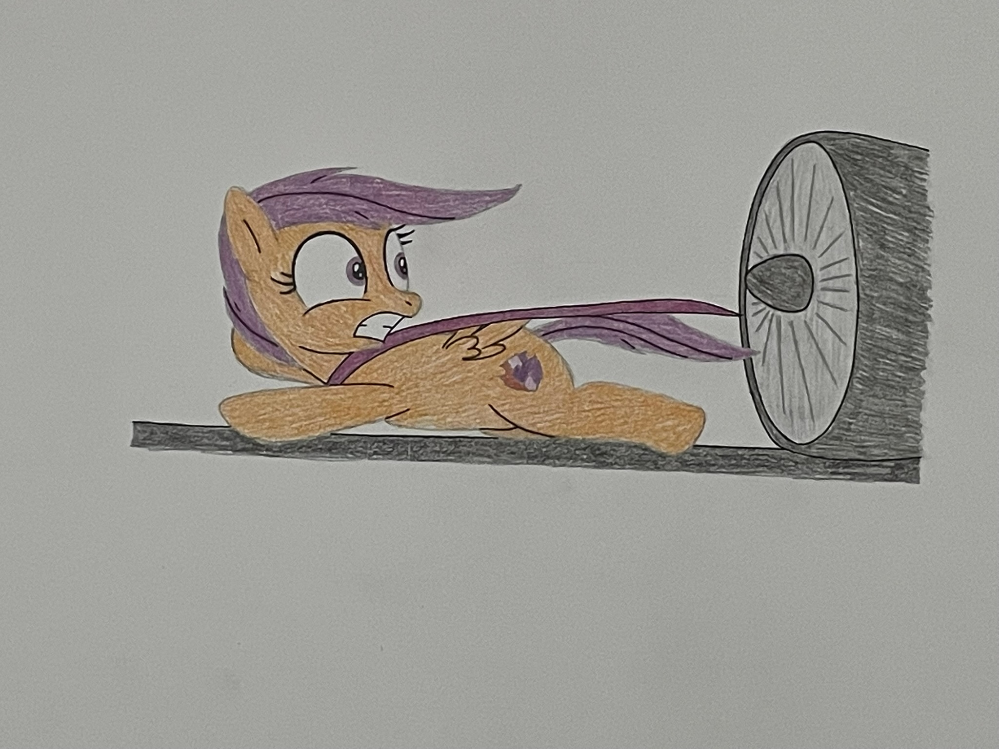 #3570626 - safe, artist:don2602, scootaloo, pegasus, g4, abuse, cape ...