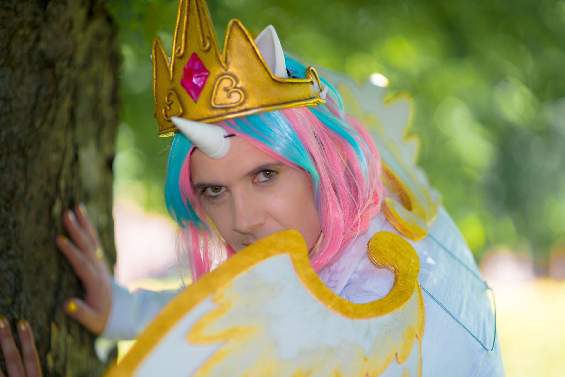 #3571903 - safe, princess celestia, human, galacon, g4, 2016, clothes ...