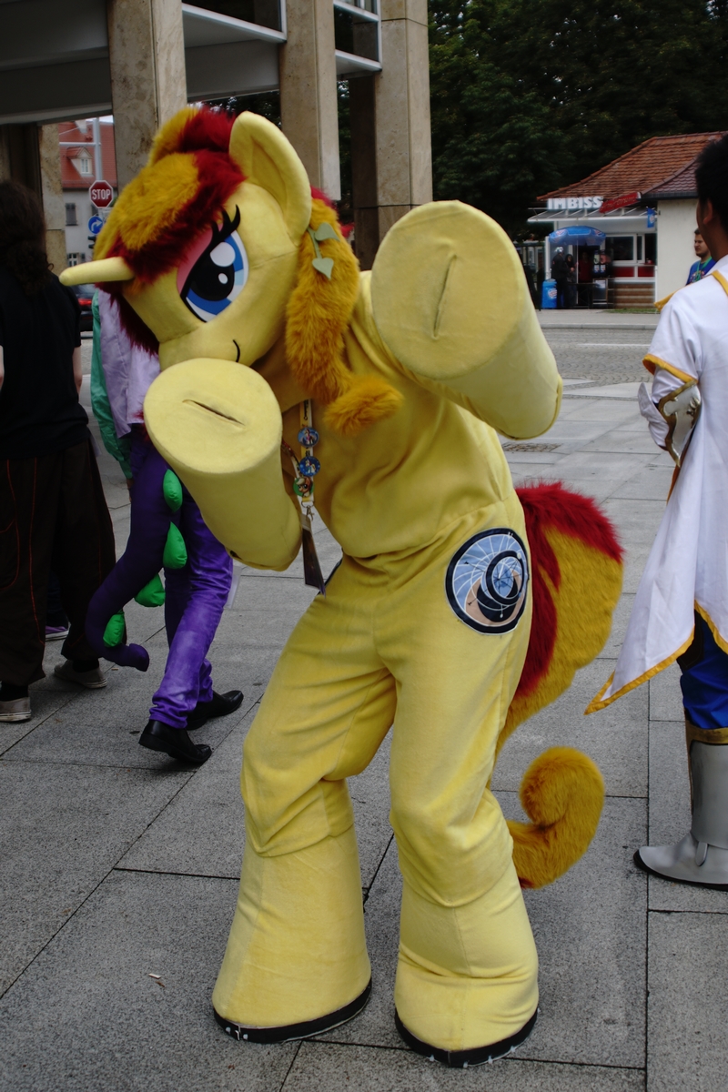 #3571950 - safe, oc, oc:miss libussa, galacon, 2016, fursuit, irl ...