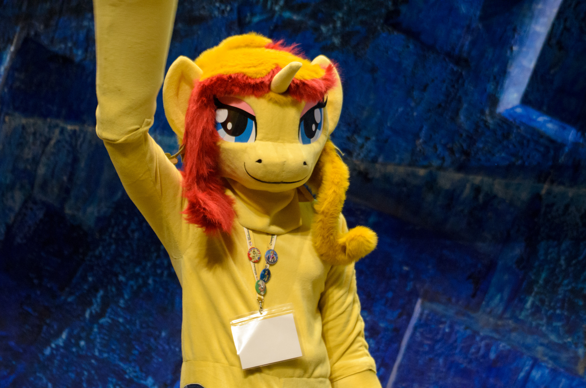 #3571958 - safe, oc, oc:miss libussa, galacon, 2016, fursuit, indoors ...