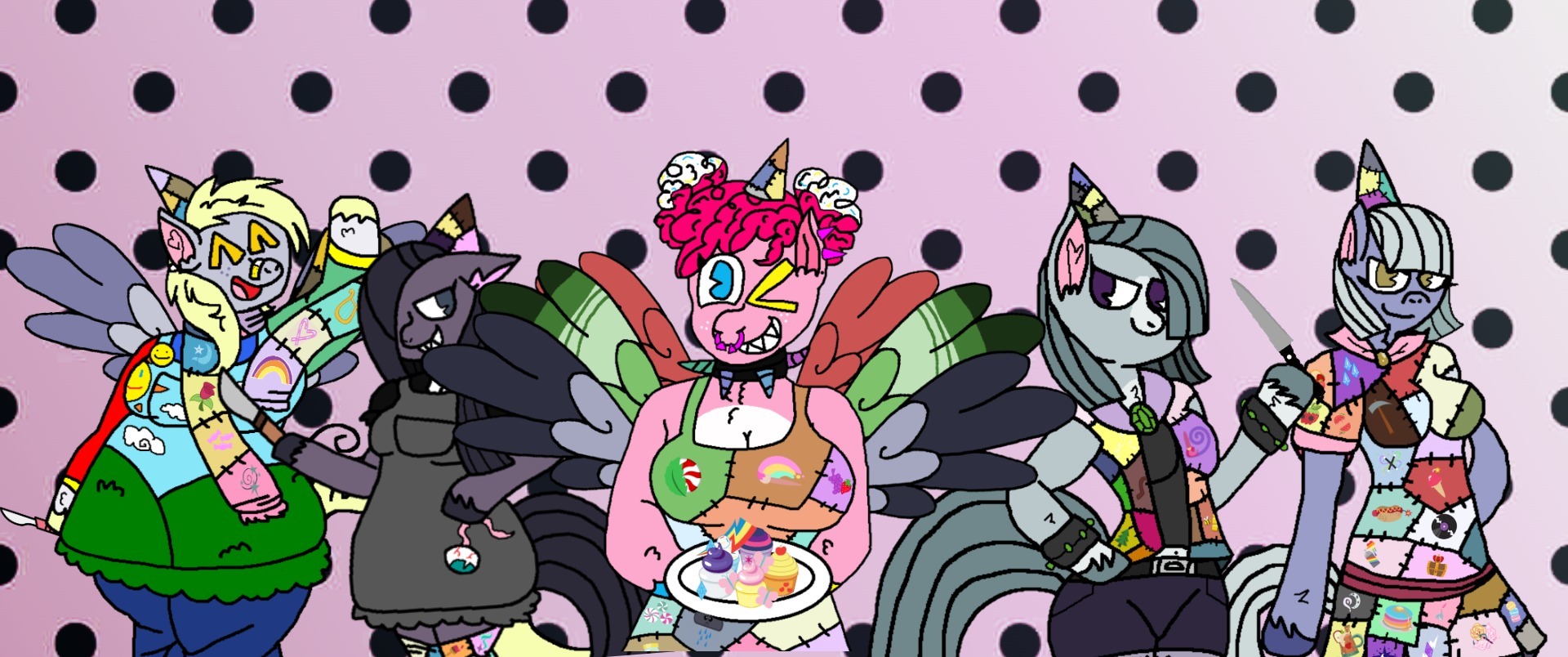 #3572932 - semi-grimdark, artist:xxduncandonutxx, derpy hooves ...