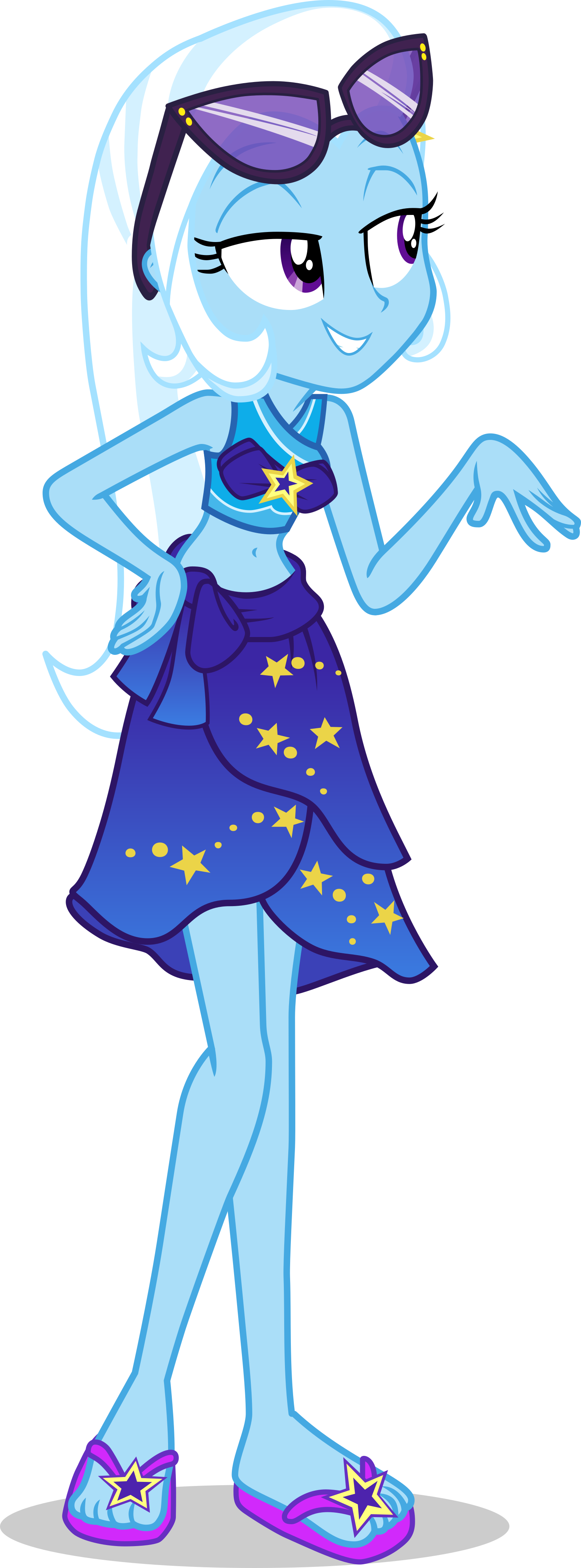 #3573566 - safe, artist:dustinwatsongkx, trixie, human, equestria girls ...