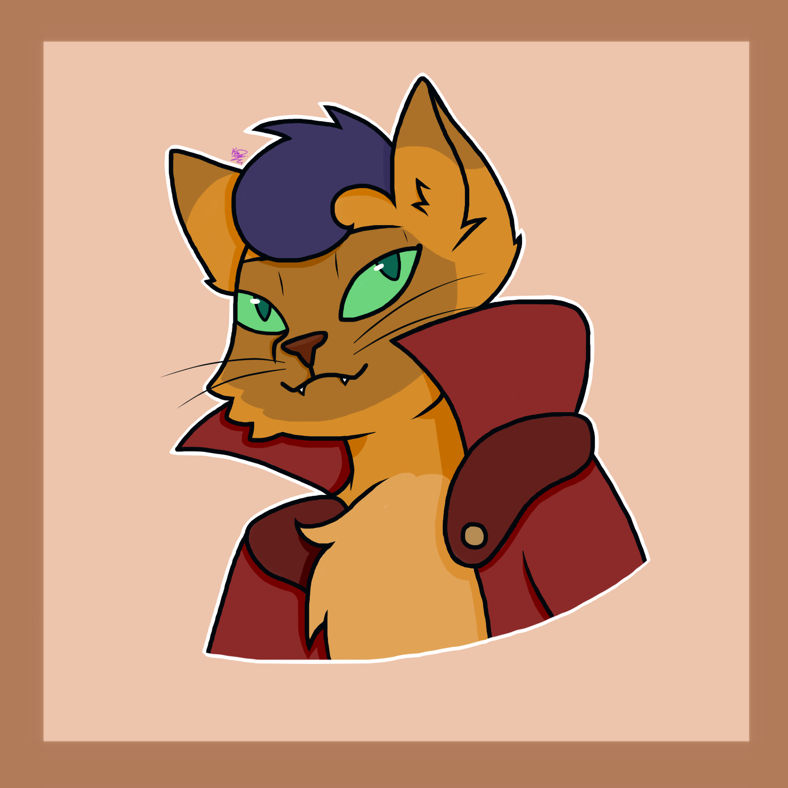 #3573803 - safe, artist:kathepart, capper dapperpaws, abyssinian, cat ...