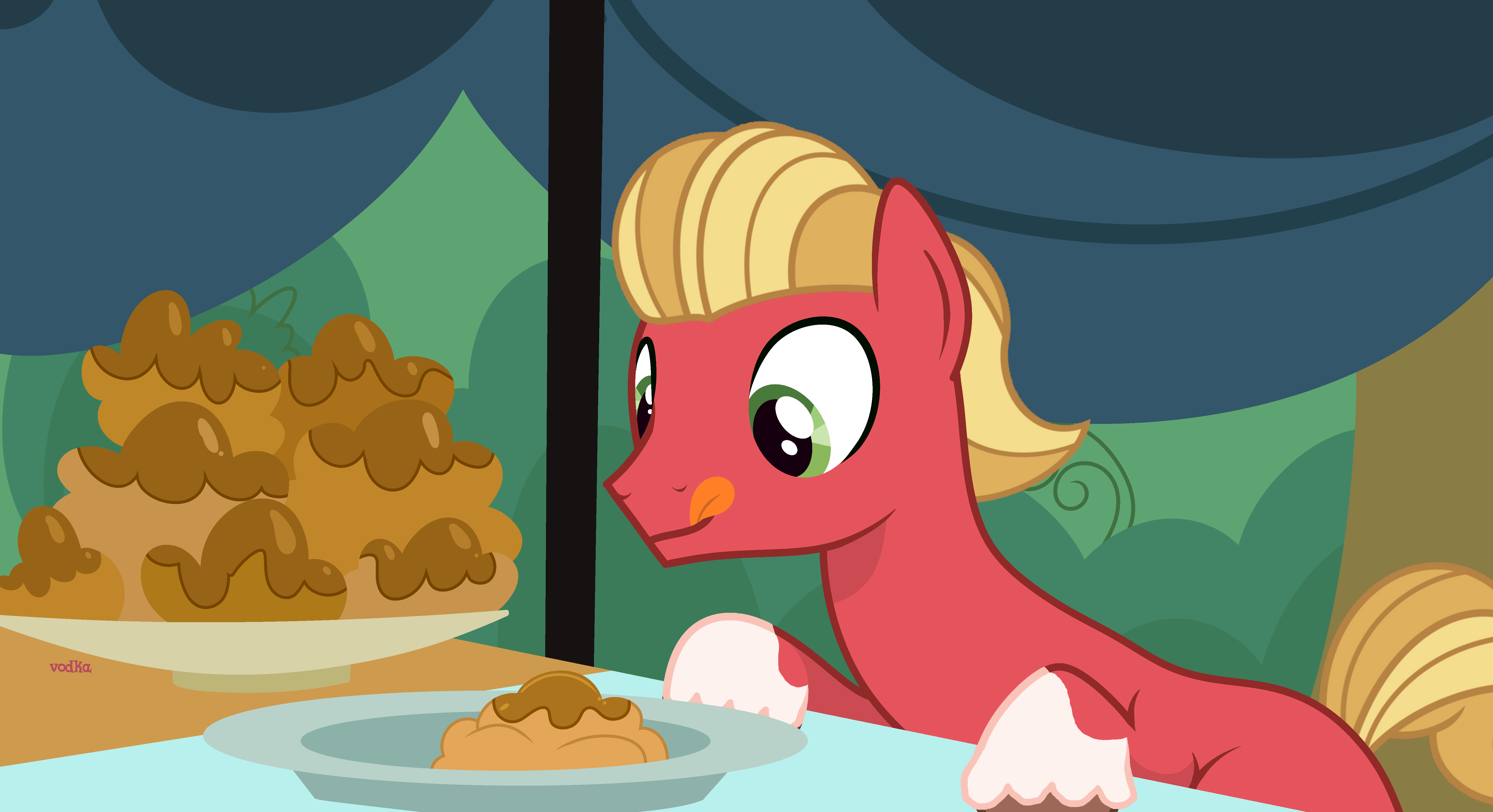 #3573976 - safe, artist:shieldwingarmorofgod, sprout cloverleaf, earth ...