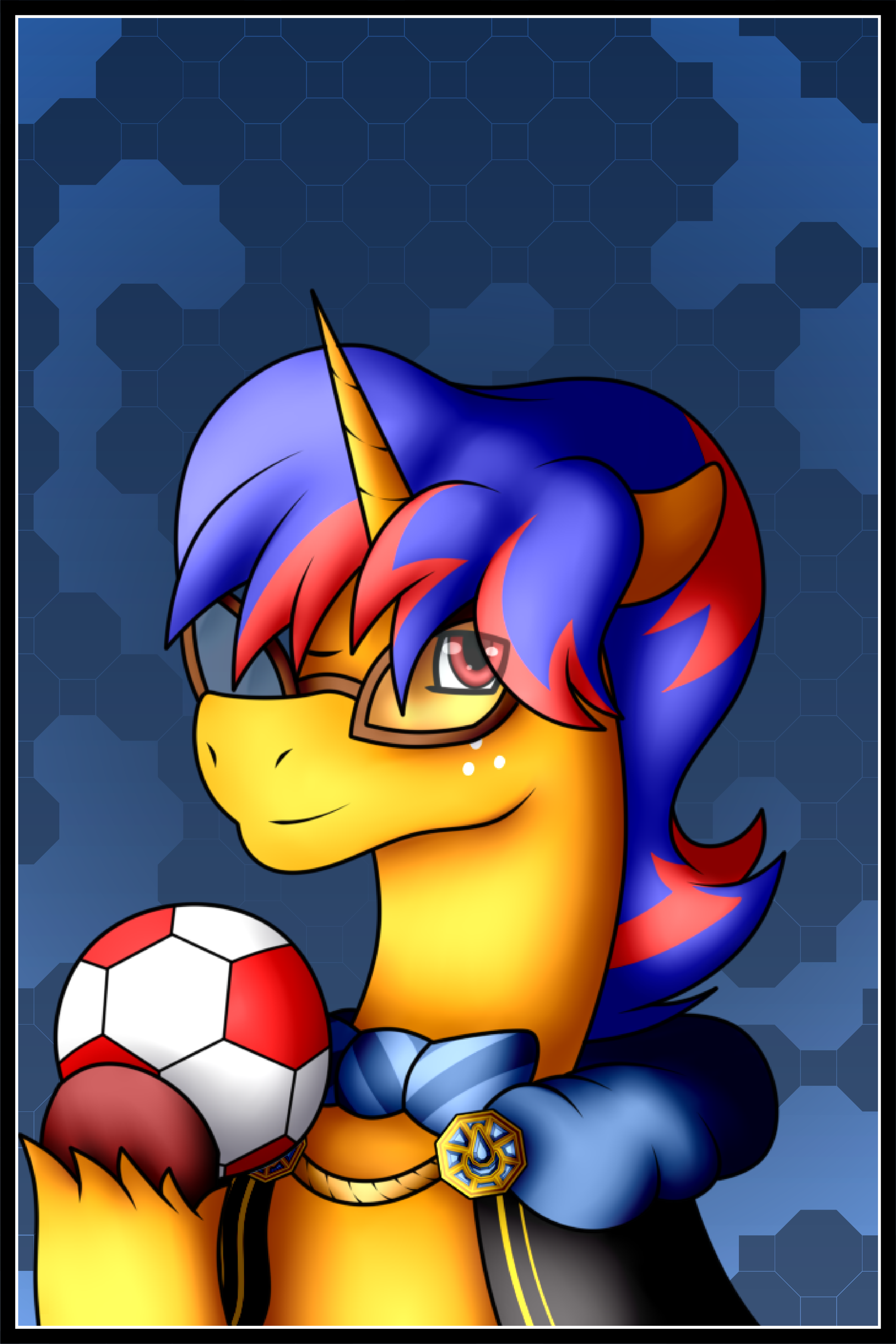 #3574004 - safe, artist:thebenalpha, oc, oc only, oc:eden double stars, pony, unicorn, abstract ...