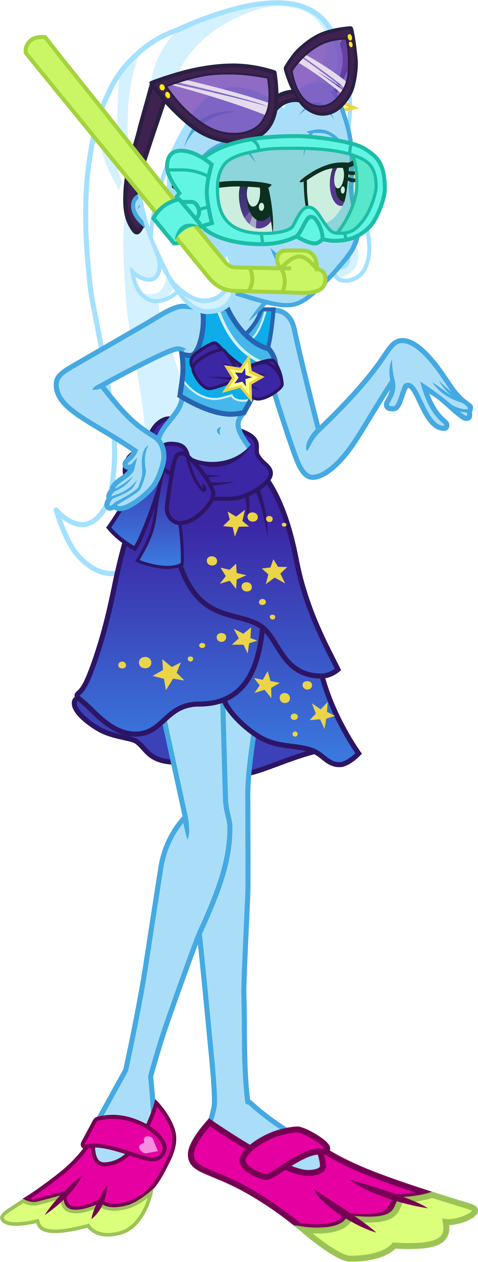 #3574157 - safe, artist:dustinwatsongkx, trixie, human, equestria girls ...