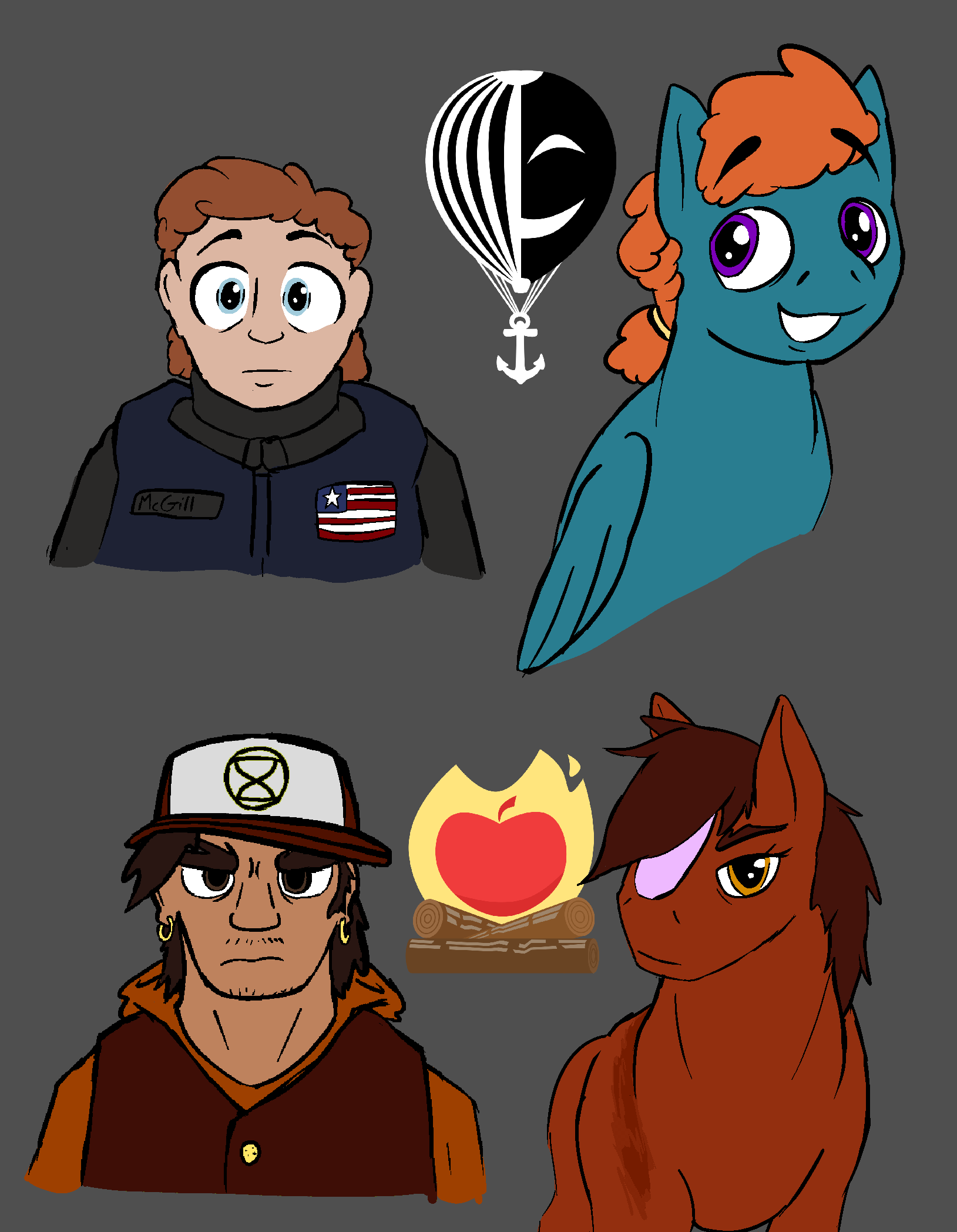 #3575460 - safe, artist:paprika blues, oc, oc only, oc:bonfire ...