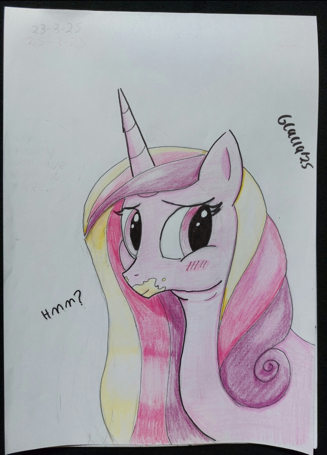 #3575652 - safe, artist:glacialfeather, princess cadance, alicorn, pony ...