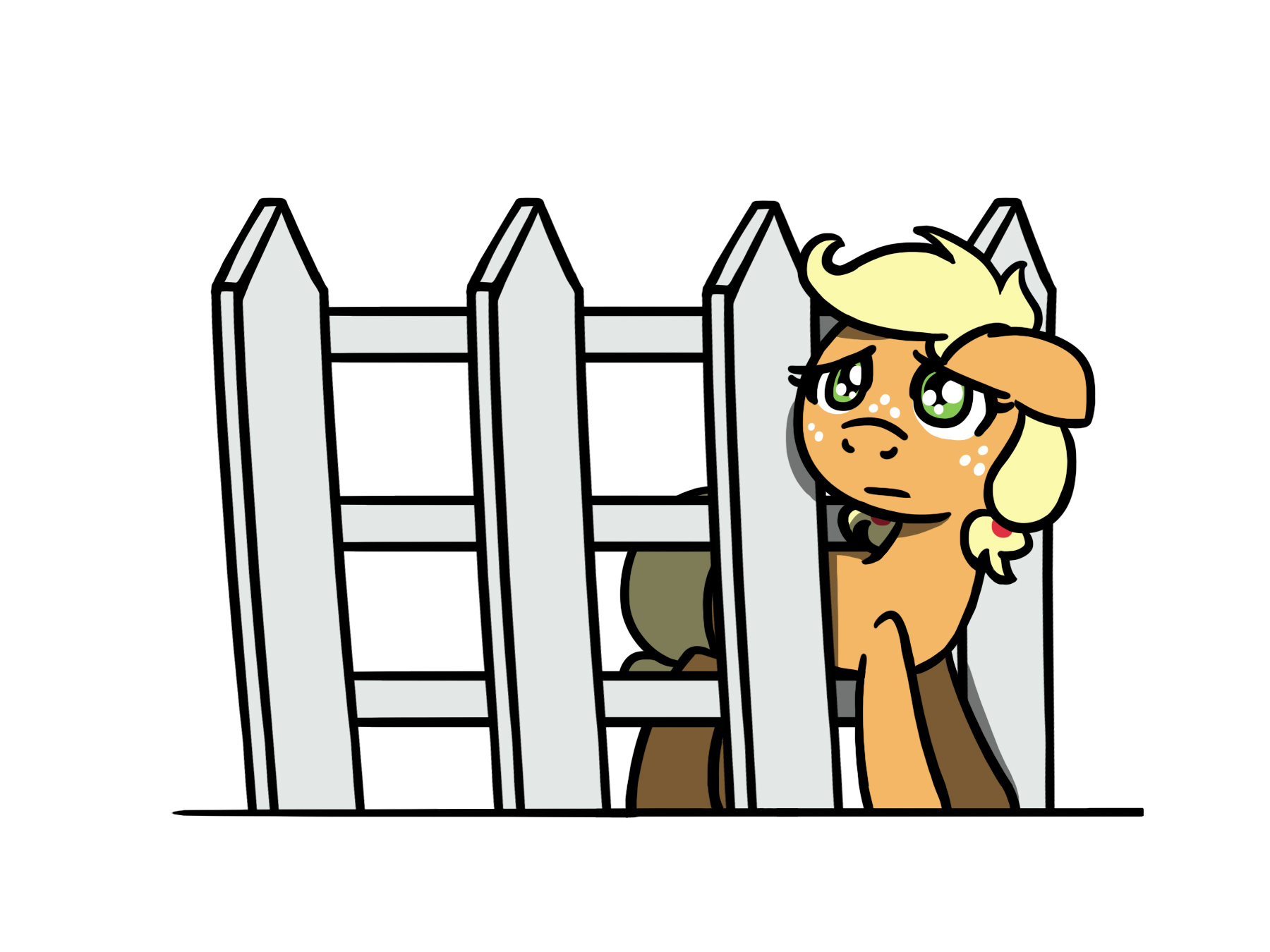 #3575714 - safe, artist:flutterluv, applejack, earth pony, pony, g4 ...