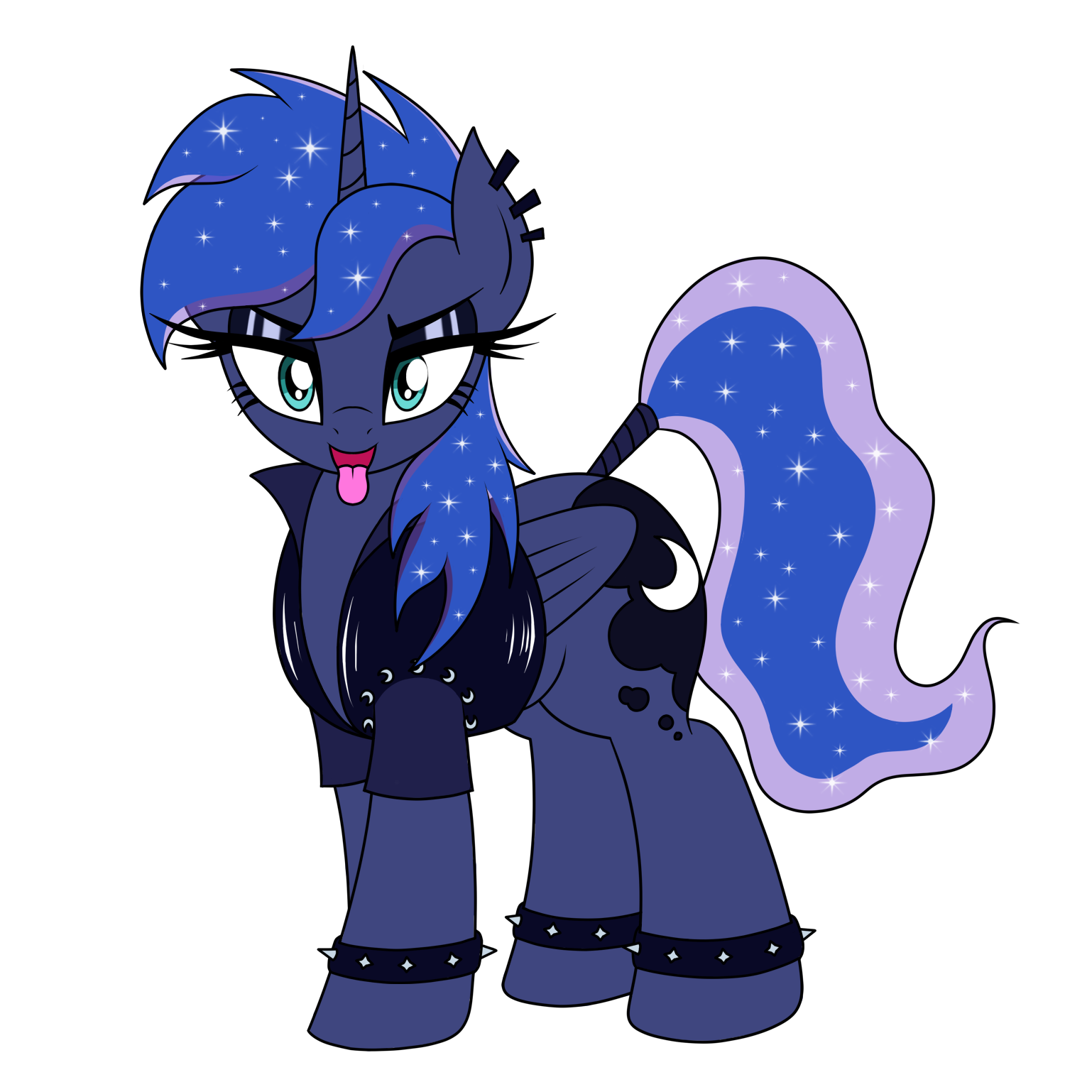 #3575762 - safe, artist:vomitvomiting, princess luna, alicorn, pony, g4 ...