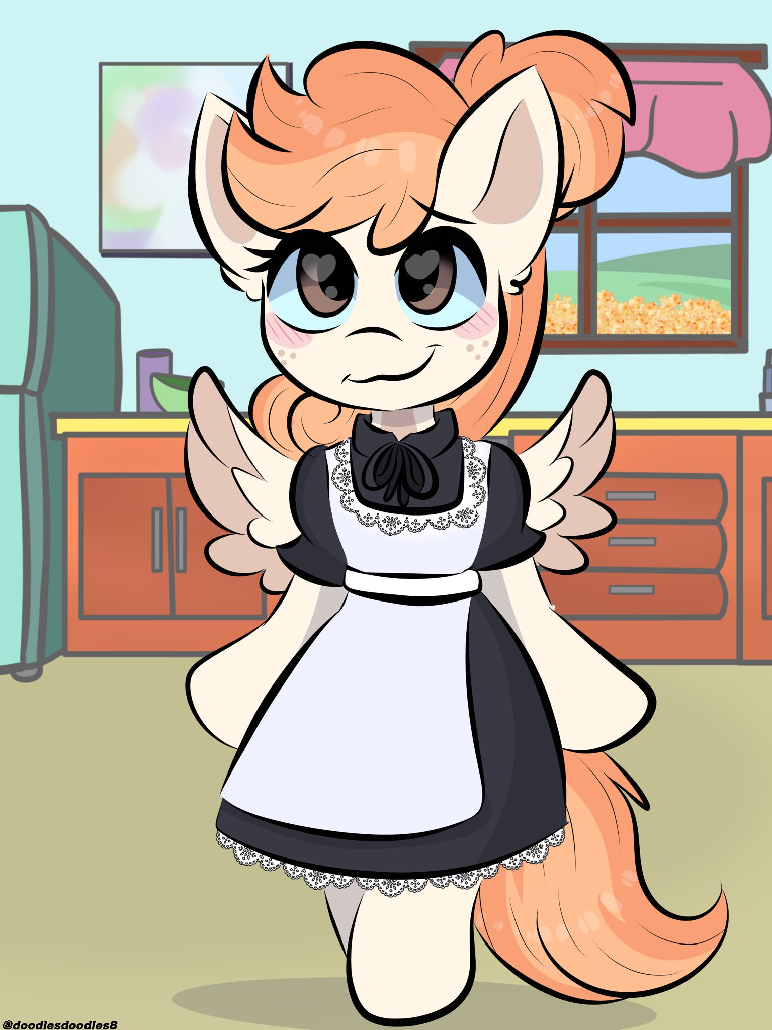 #3575855 - safe, artist:doodle-hooves, oc, oc only, oc:peachy sprinkle ...