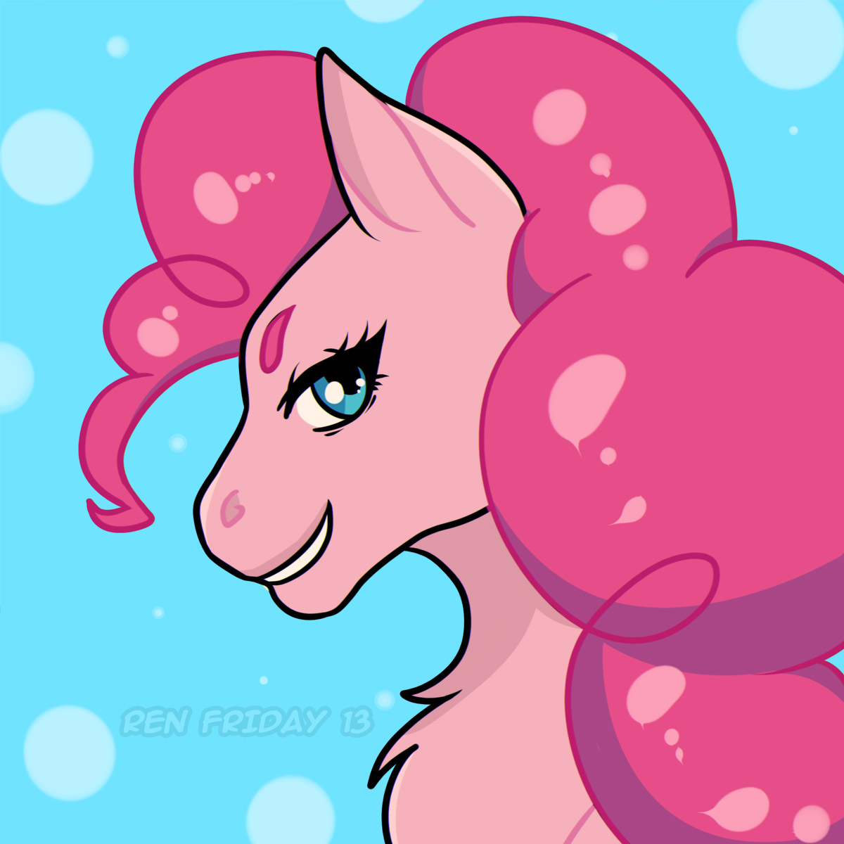 #3558814 - safe, artist:renfriday13, part of a set, pinkie pie, earth ...