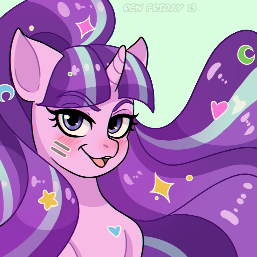 #3558828 - safe, artist:renfriday13, starlight glimmer, pony, unicorn ...