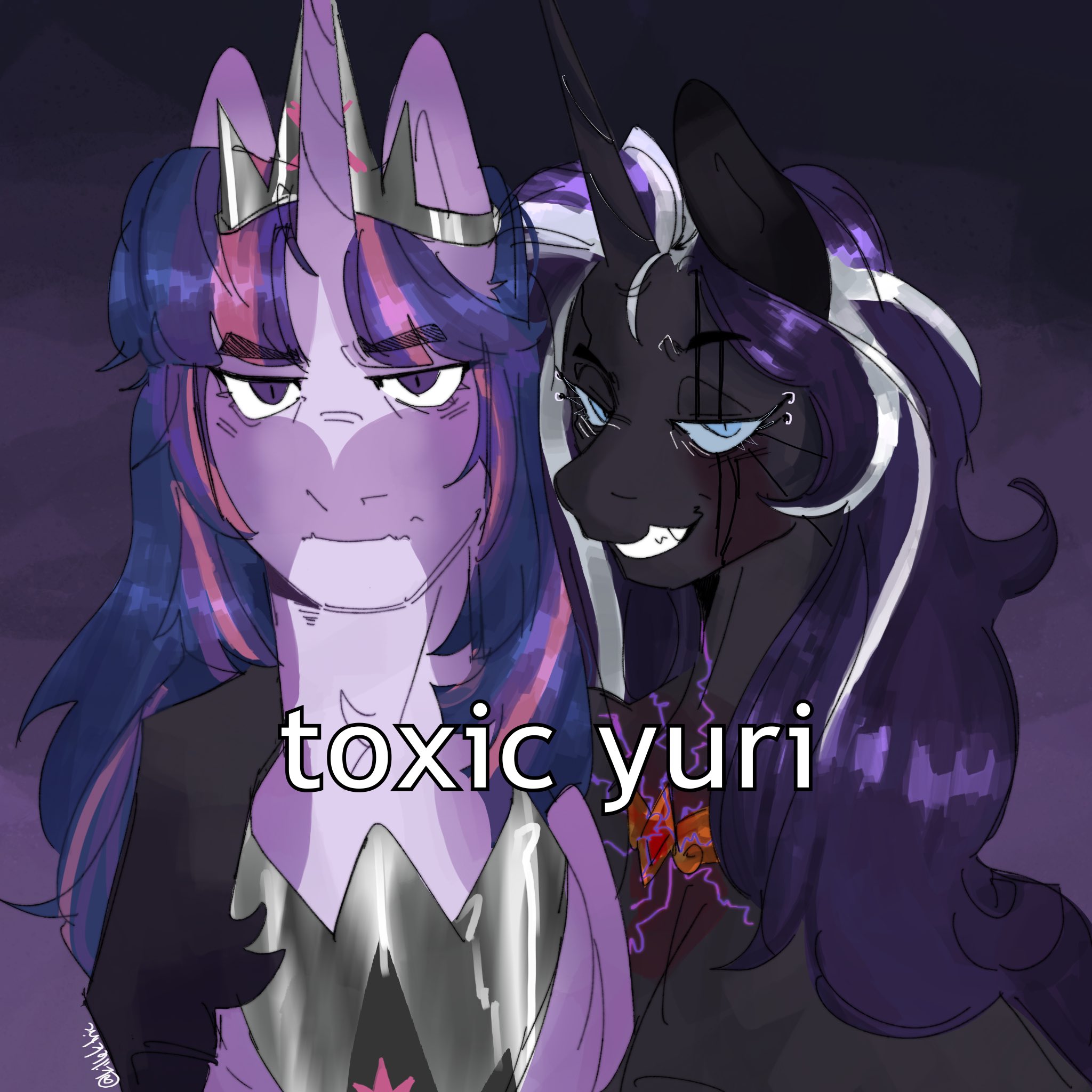 #3559272 - safe, artist:killektric, nightmare rarity, rarity, twilight ...