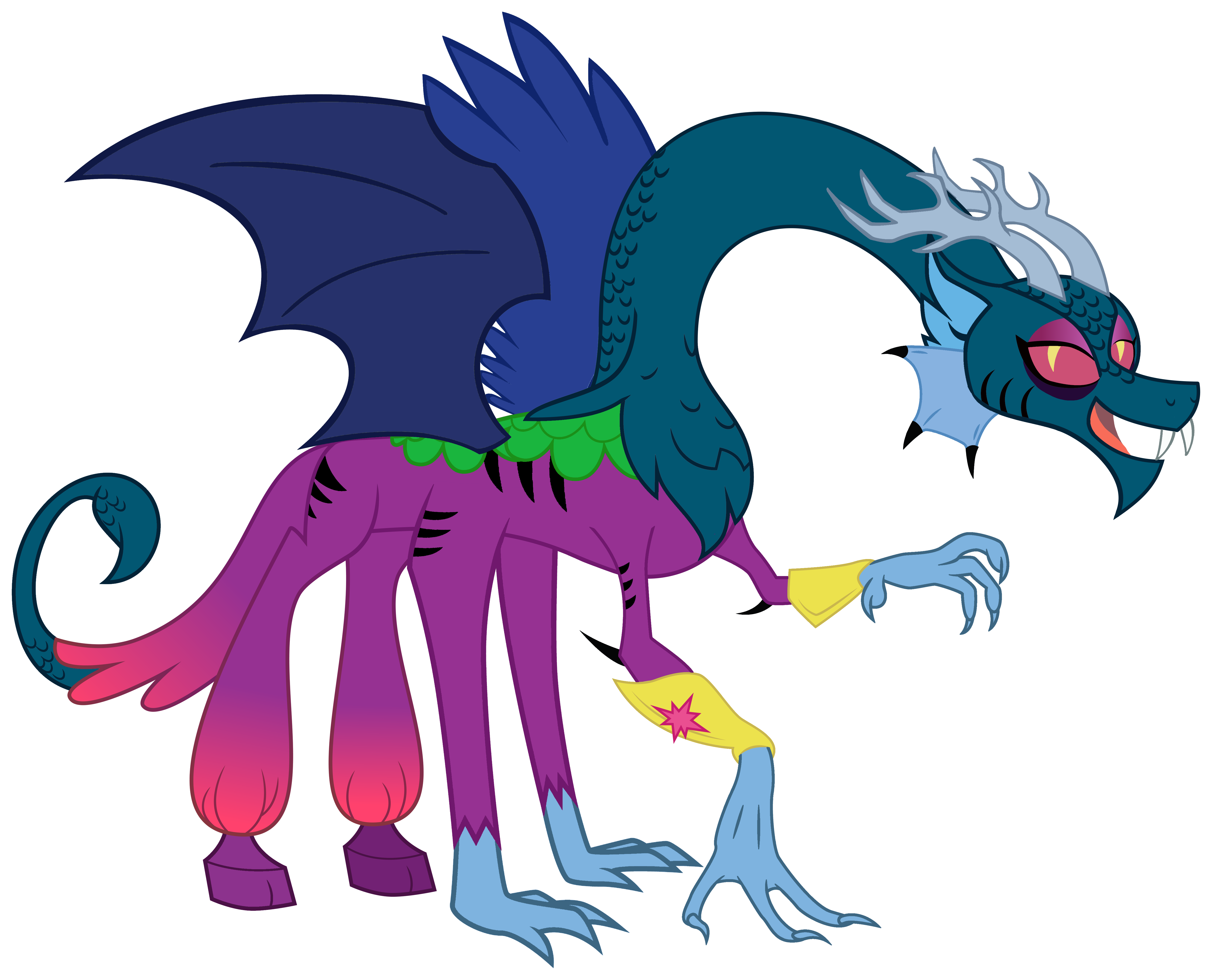 #3576379 - safe, artist:majorleaguegamintrap, cosmos, draconequus, g4 ...