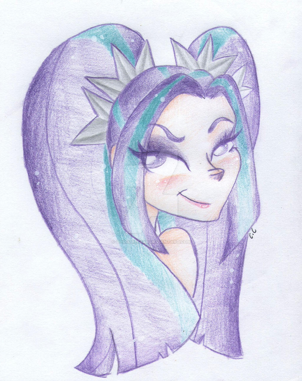 #3576607 - safe, artist:obscuresaku, aria blaze, equestria girls, g4 ...