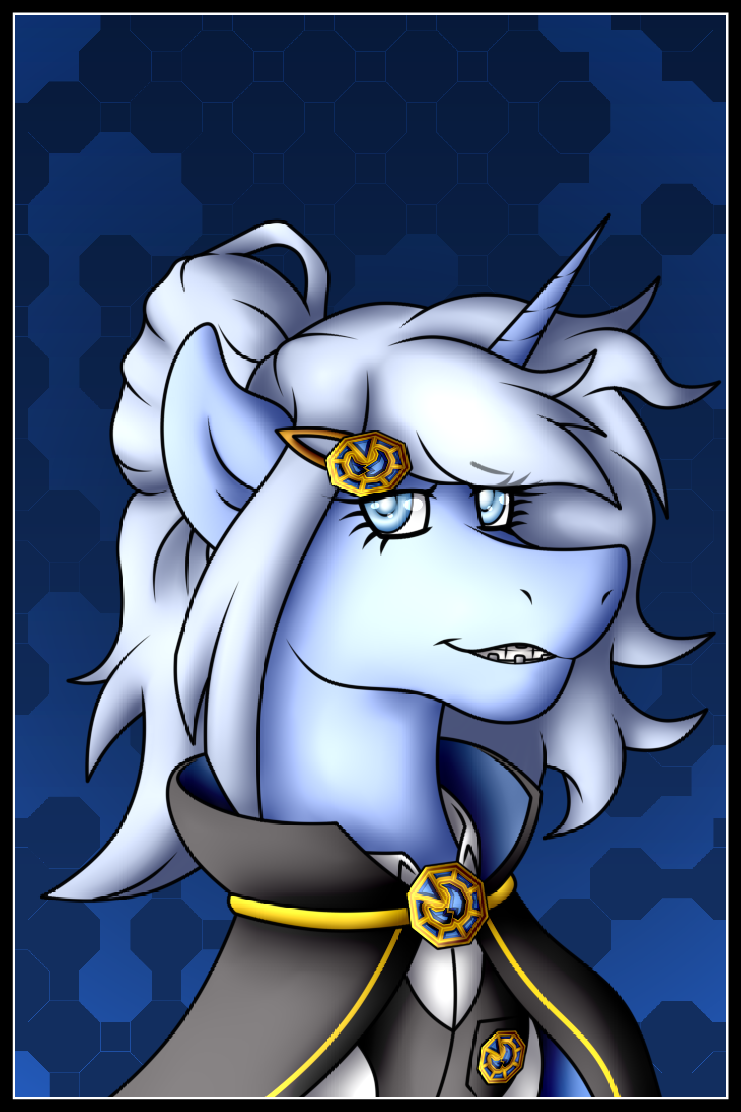 #3577082 - safe, artist:thebenalpha, oc, oc:misty mourn, blind, clothes ...