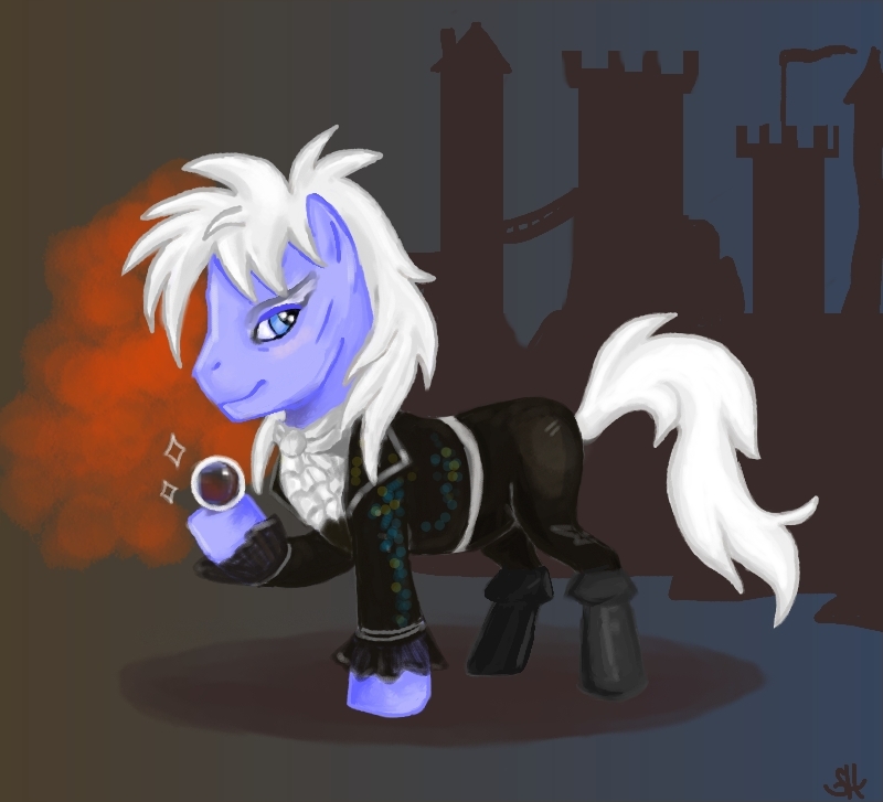 #3577116 - safe, artist:sorcerushorserus, pony, 2011, artifact, clothes ...