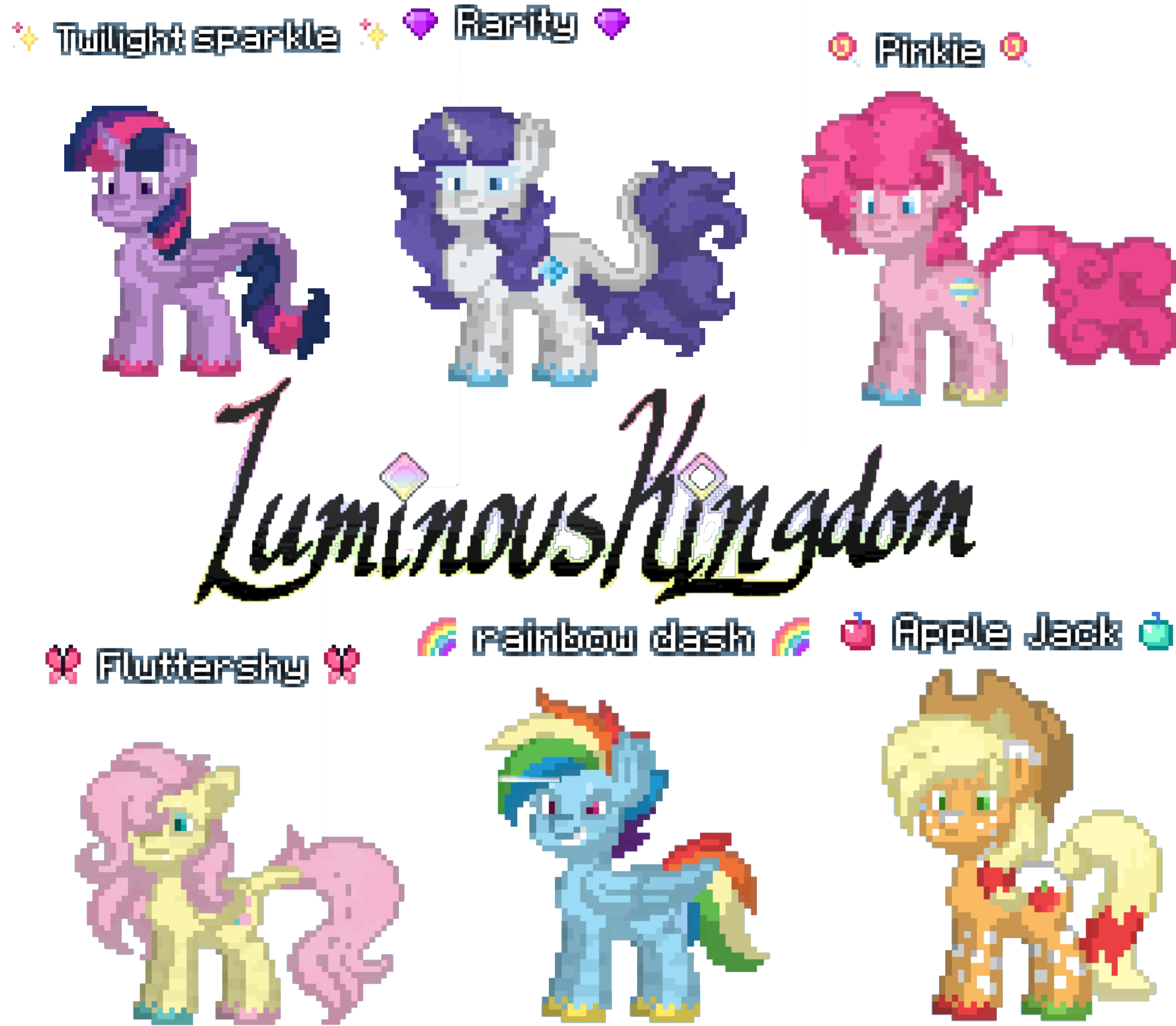 #3559484 - safe, artist:furhoof64, applejack, fluttershy, pinkie pie ...