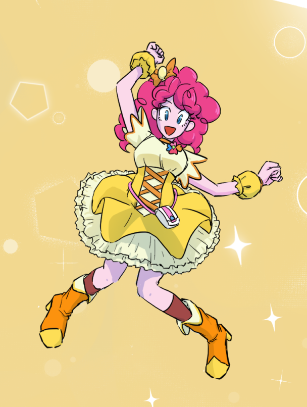 #3559948 - safe, artist:siemensohm, pinkie pie, human, equestria girls ...