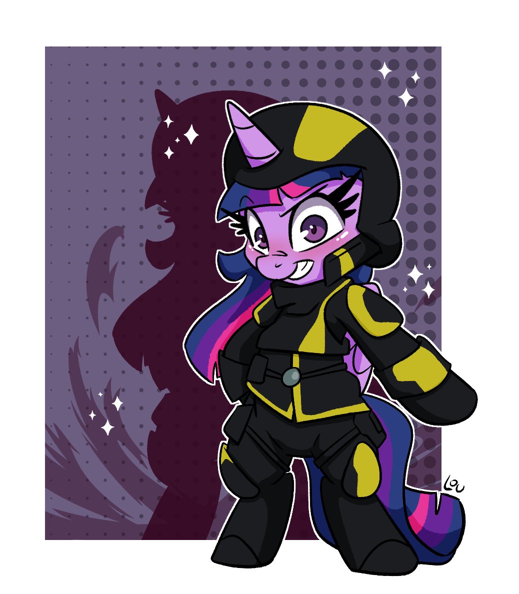 #3560121 - safe, artist:lou, twilight sparkle, alicorn, g4, armor ...