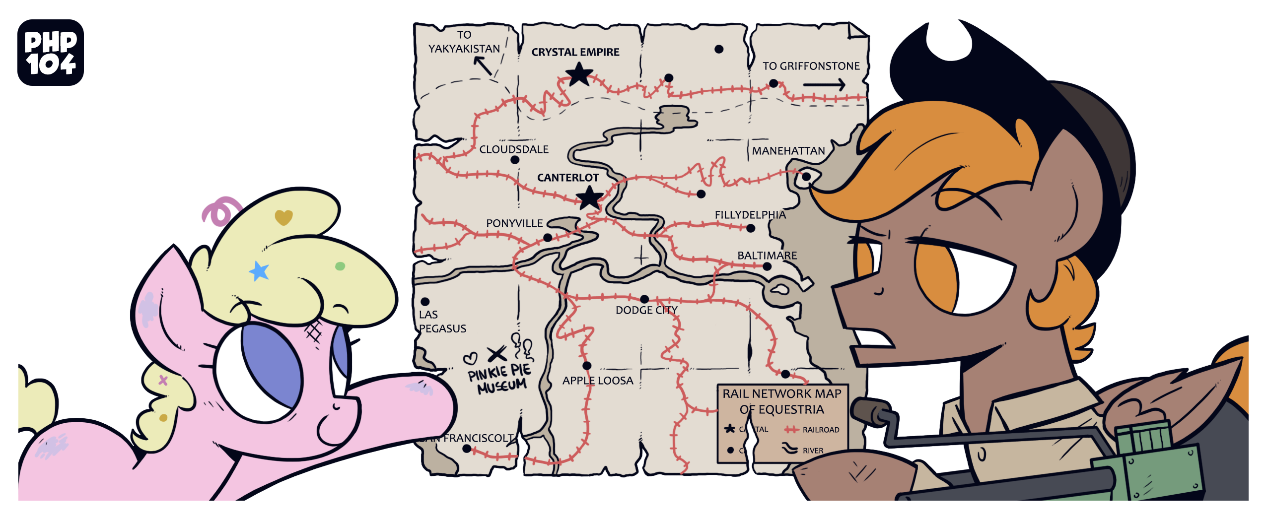 #3560296 - safe, artist:php104, oc, oc only, oc:calamity, oc:pinkie ...