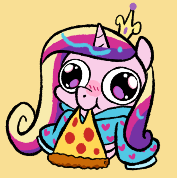 #3560475 - safe, artist:paperbagpony, princess cadance, alicorn, pony ...