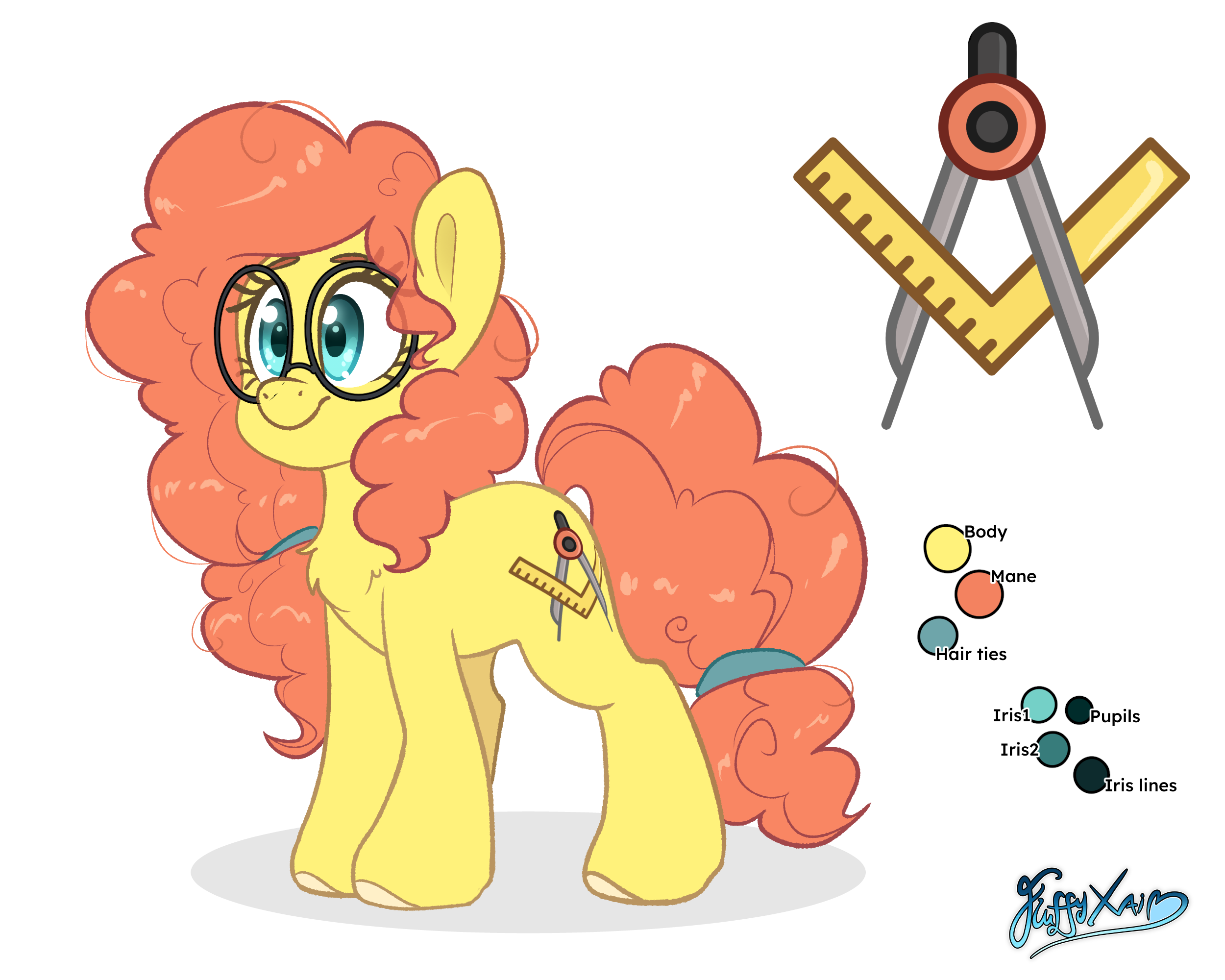 #3560712 - safe, artist:fluffyxai, oc, oc only, oc:tango, female, mare, reference sheet, solo ...