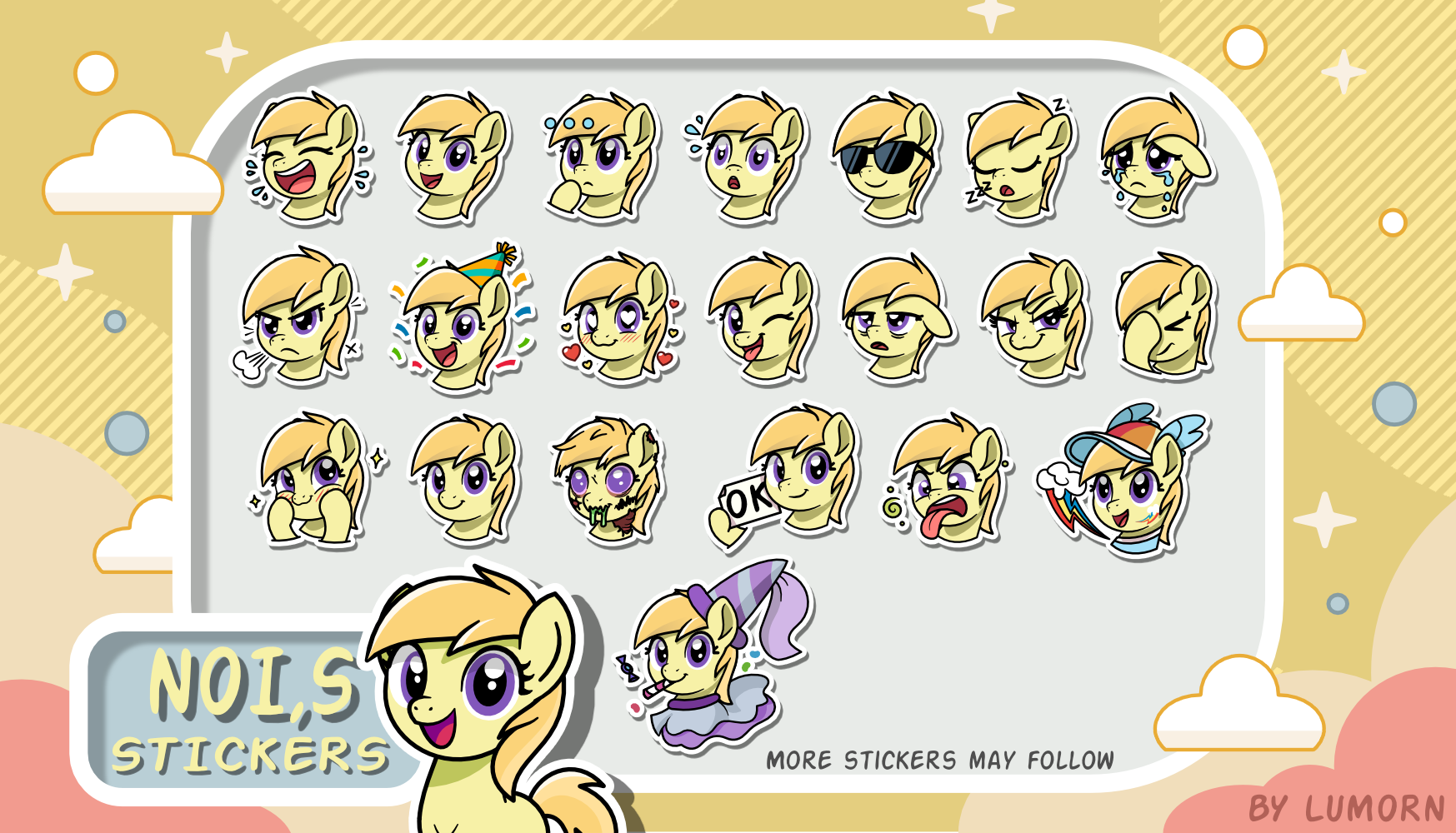 #3562102 - safe, artist:lumorn, noi, earth pony, pony, undead, zombie ...