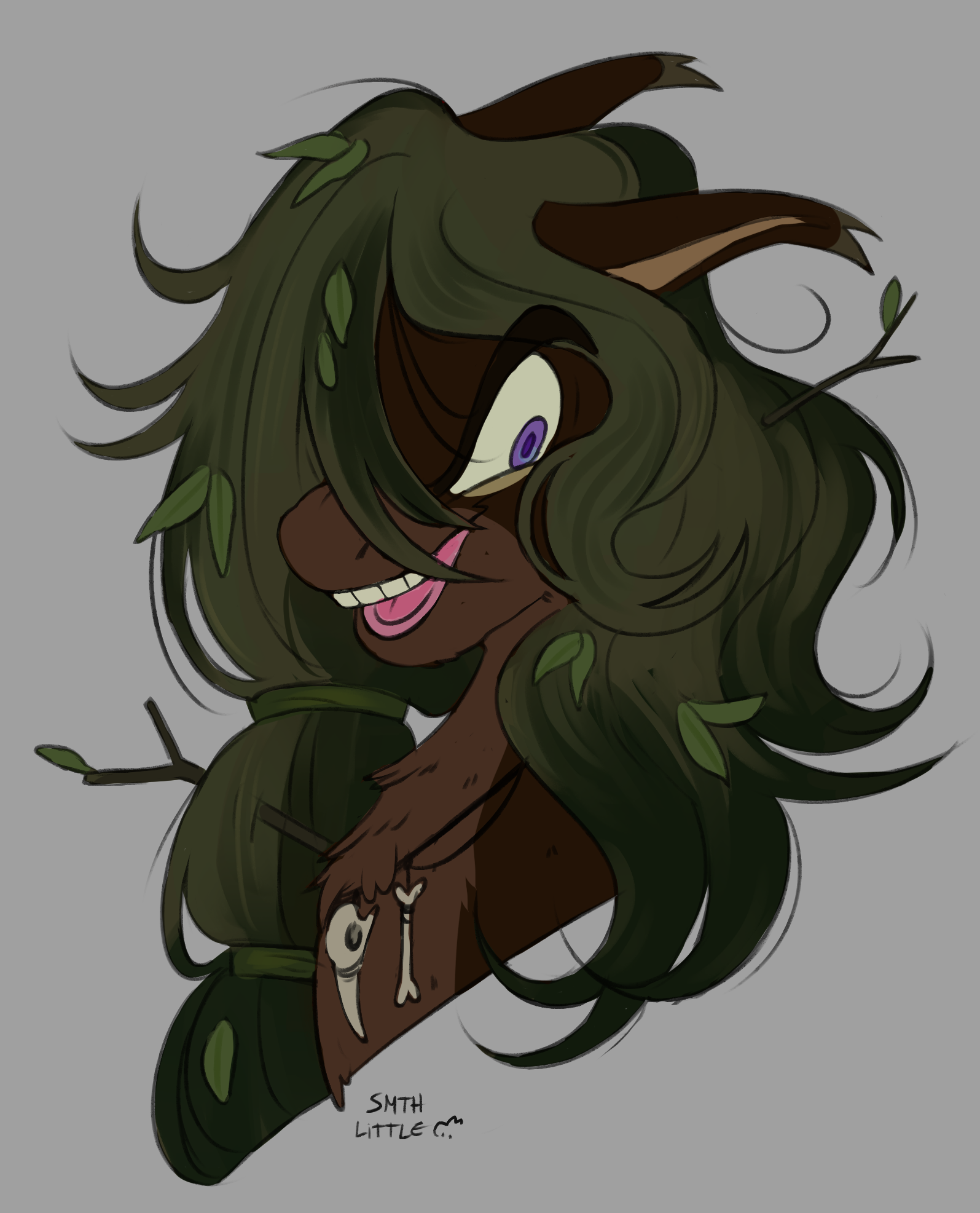 #3562675 - safe, artist:smthlittle, oc, oc only, oc:floral fern, earth ...