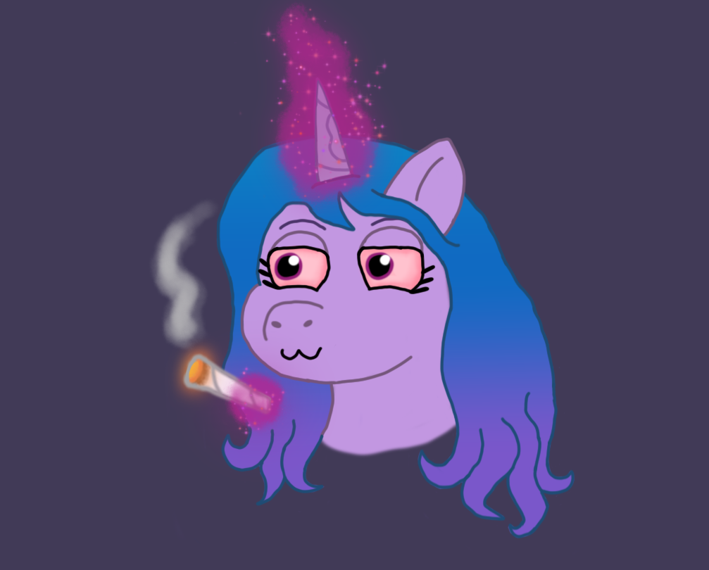 #3577433 - safe, artist:shucku, izzy moonbow, unicorn, g5, :3, blunt ...