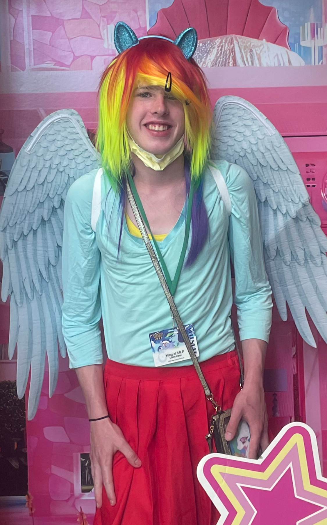 #3578390 - safe, artist:kingofmlp, rainbow dash, human, everfree ...