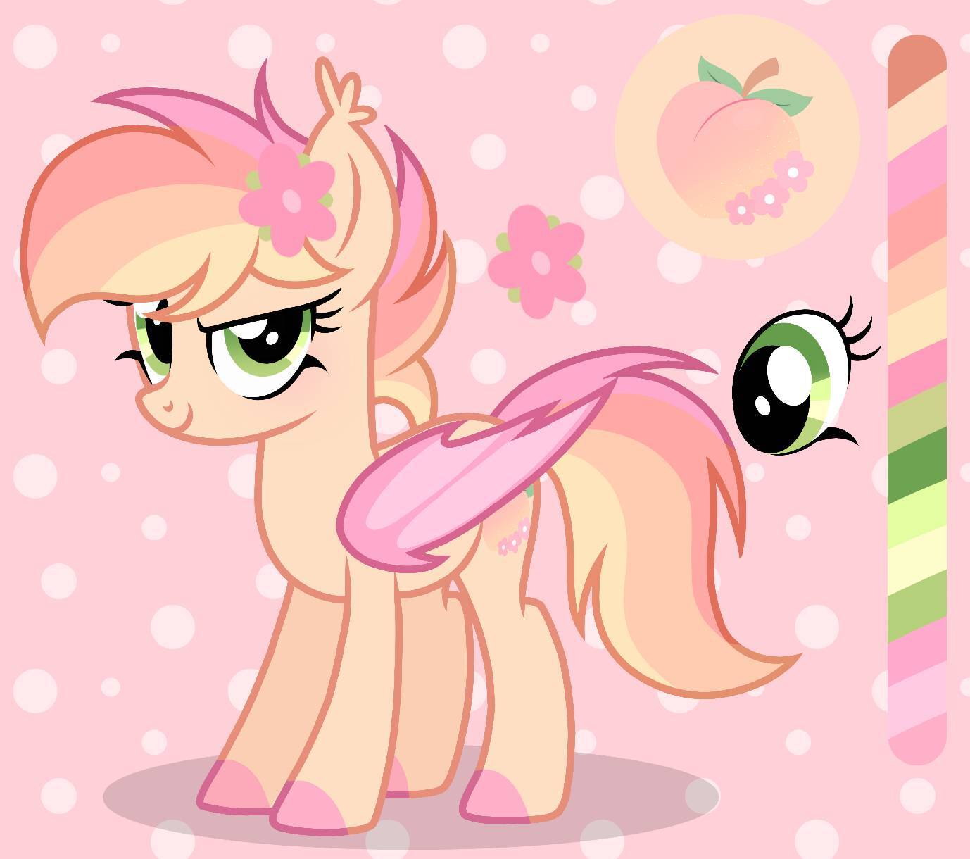 #3584236 - safe, artist:cstrawberrymilk, oc, oc:peach sunrise, bat pony, pony, female, mare ...