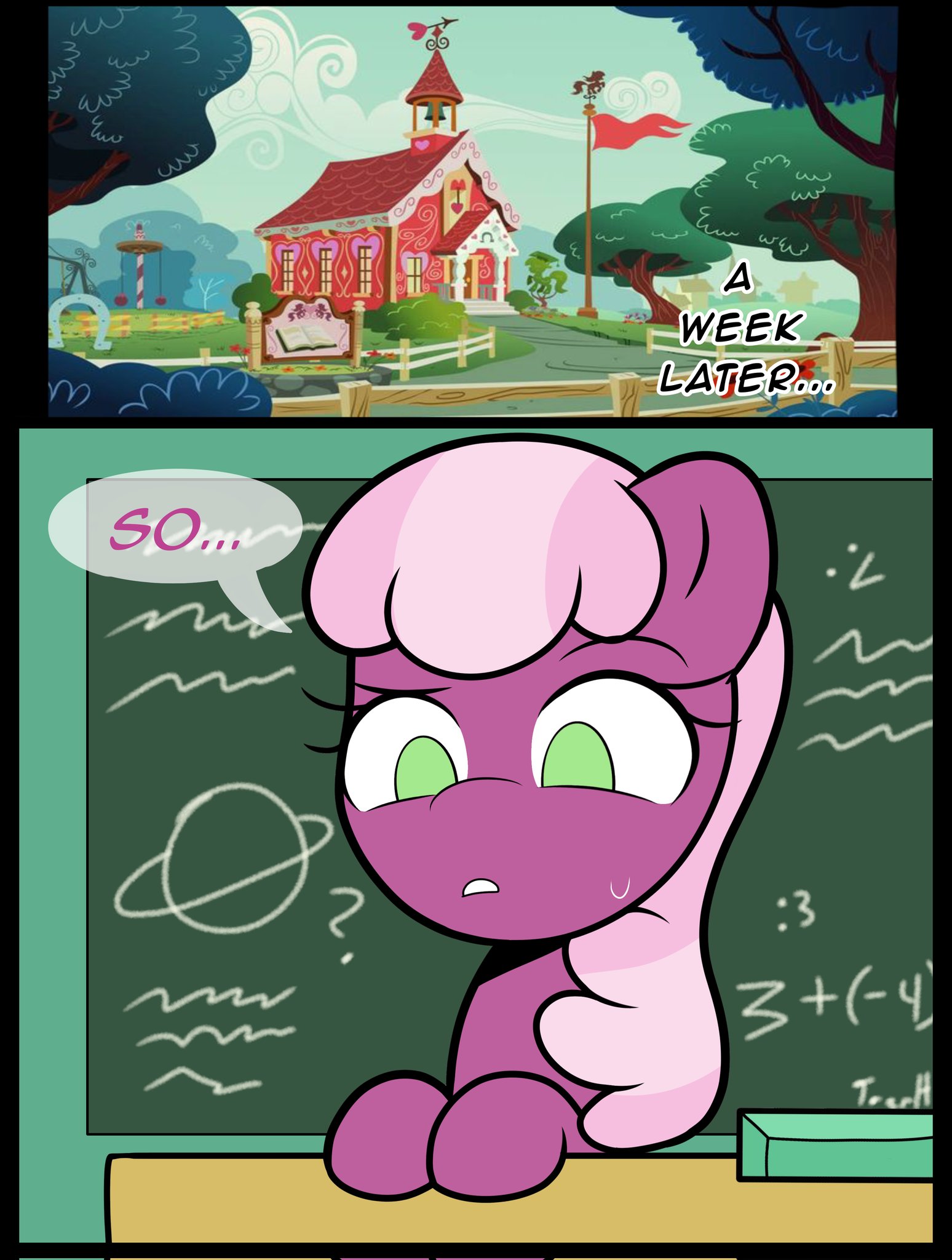 #3584237 - safe, artist:trash art, cheerilee, earth pony, pony, comic:a ...