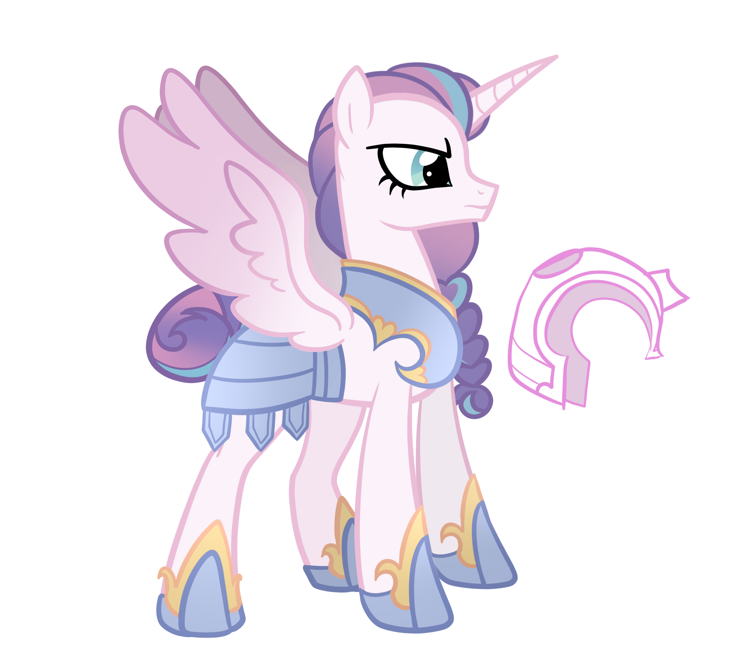 #3584664 - safe, artist:damayantiarts, princess flurry heart, alicorn ...