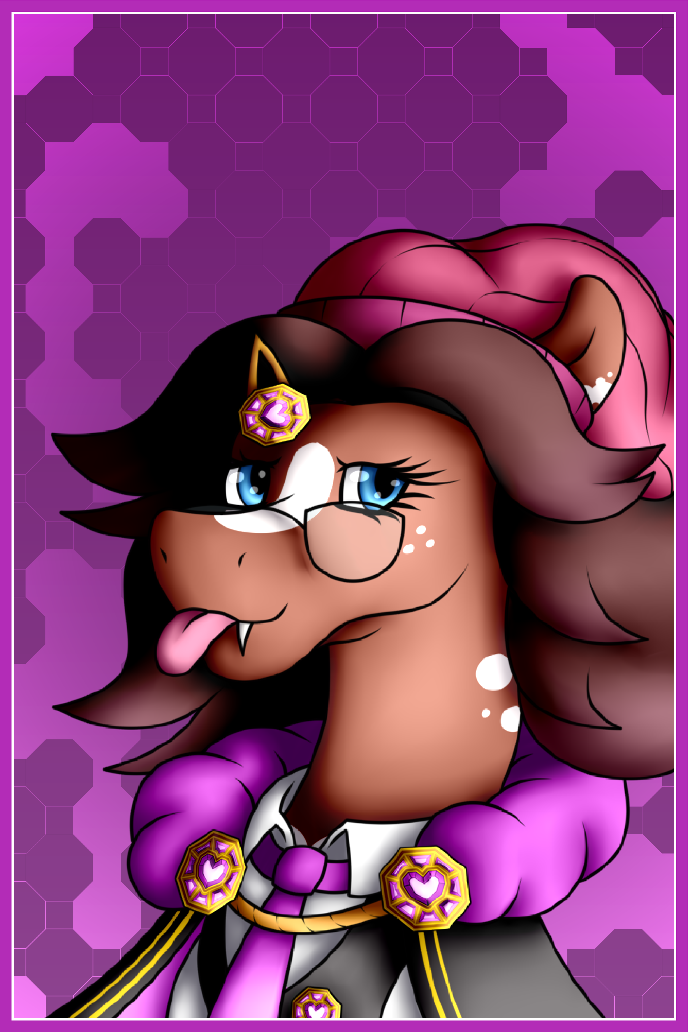 #3585207 - safe, artist:thebenalpha, oc, oc only, oc:pink pone, earth pony, cape, clothes, earth ...